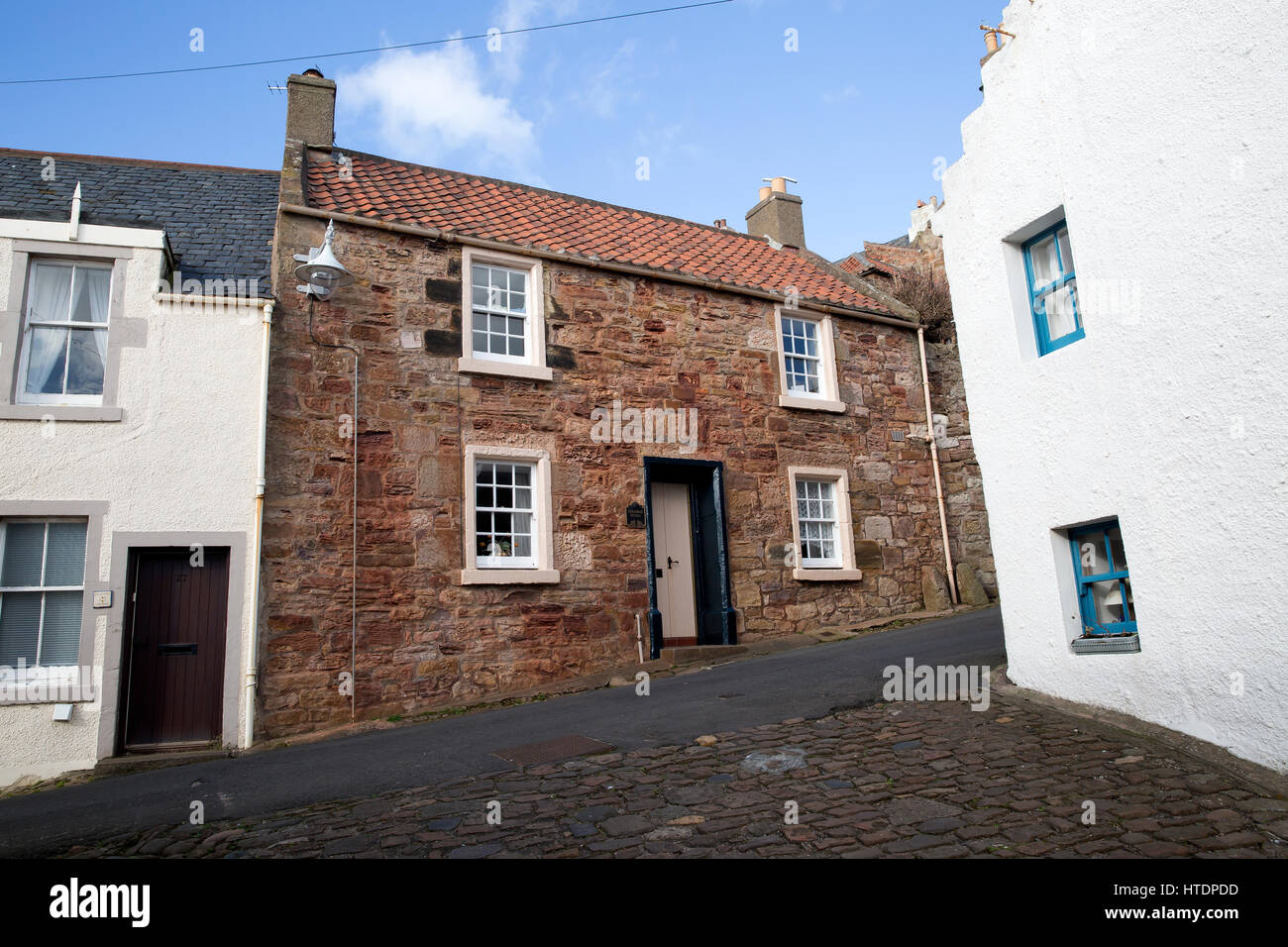 Houses in Crail Scotland Stock Photo - Alamy