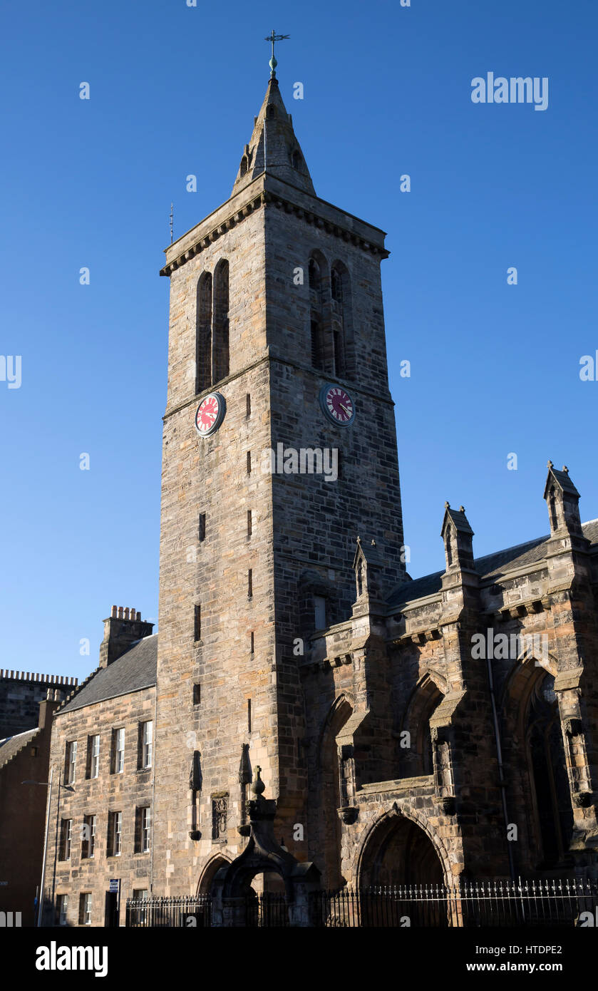 Holy Trinity church in St Andrew's Scotland Stock Photo - Alamy