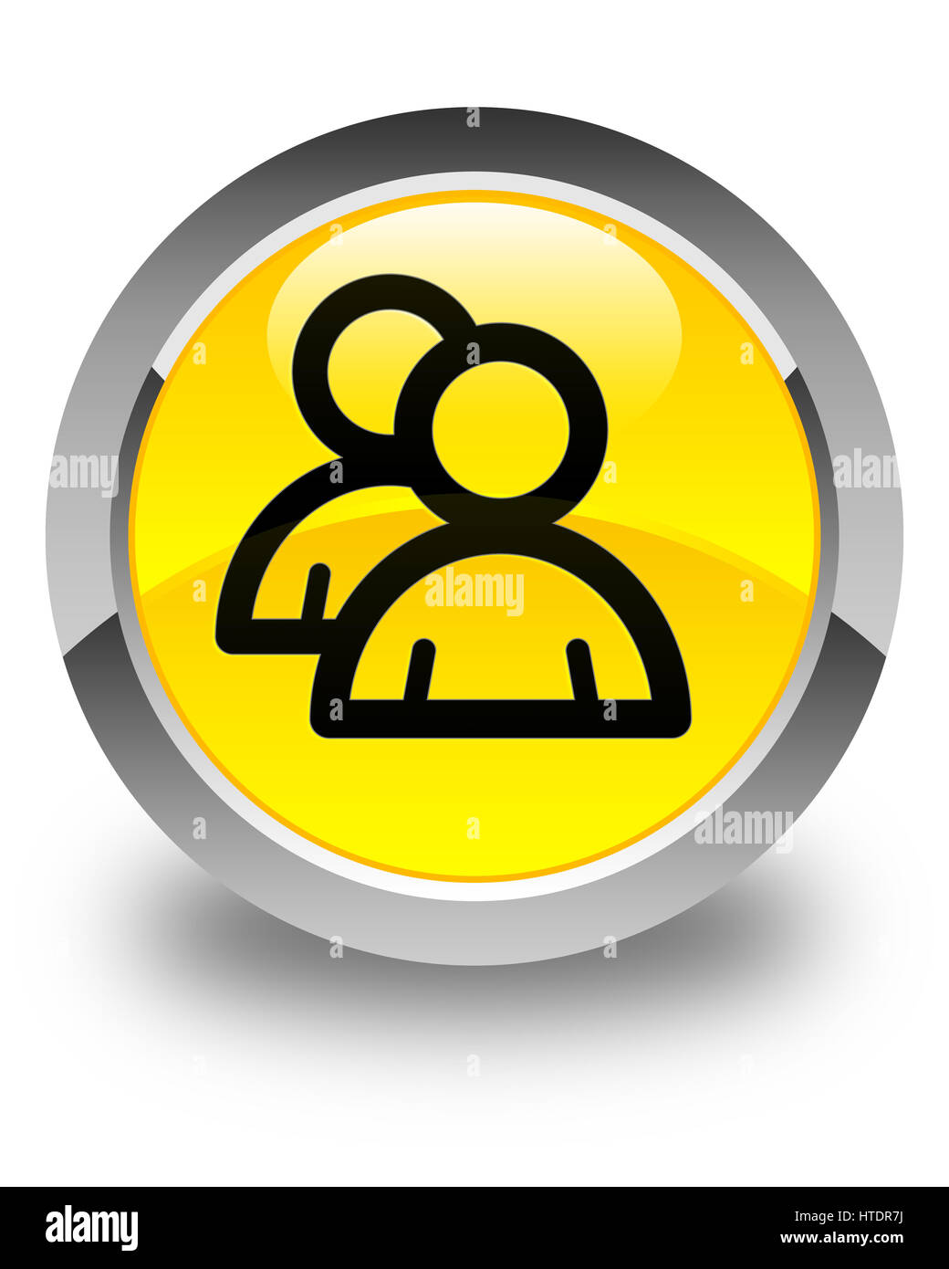 Yellow people icon hi-res stock photography and images - Alamy