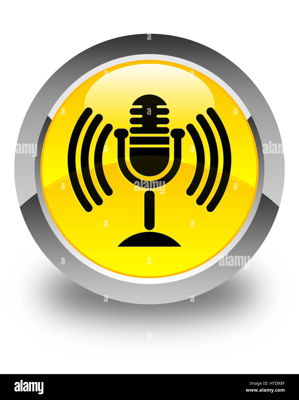 Radio mic illustration Cut Out Stock Images & Pictures - Alamy