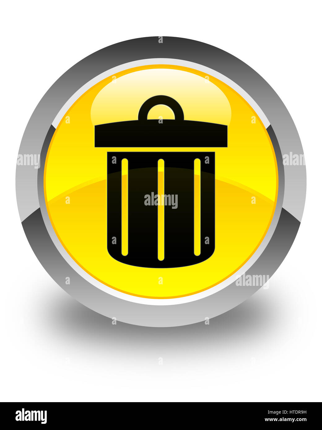Dustbin icon hi-res stock photography and images - Alamy