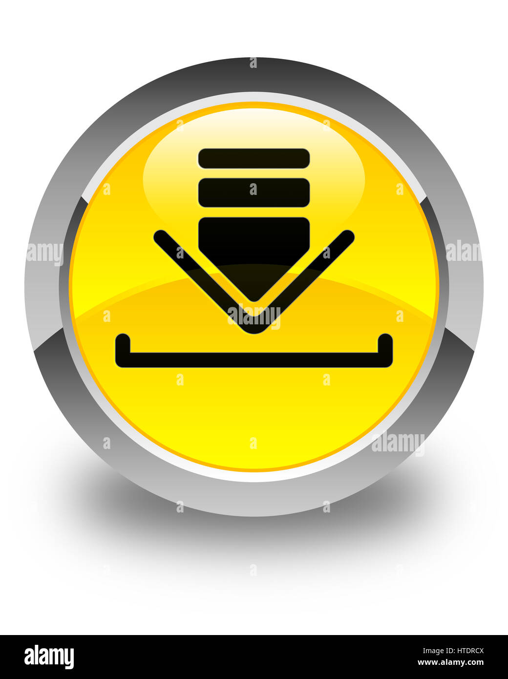Yellow load icon hi-res stock photography and images - Alamy