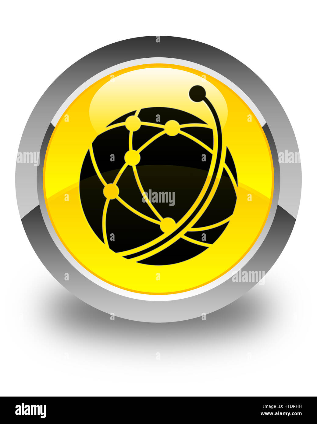 Global world connection icon hi-res stock photography and images - Alamy