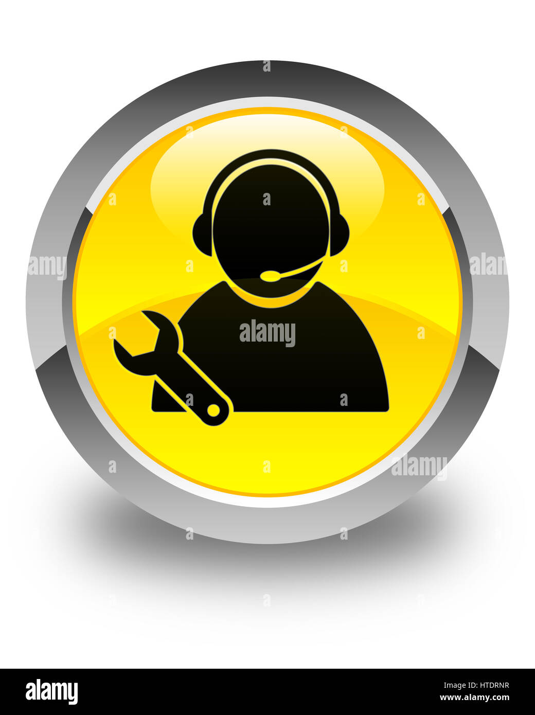 Yellow round symbol people hi-res stock photography and images - Alamy