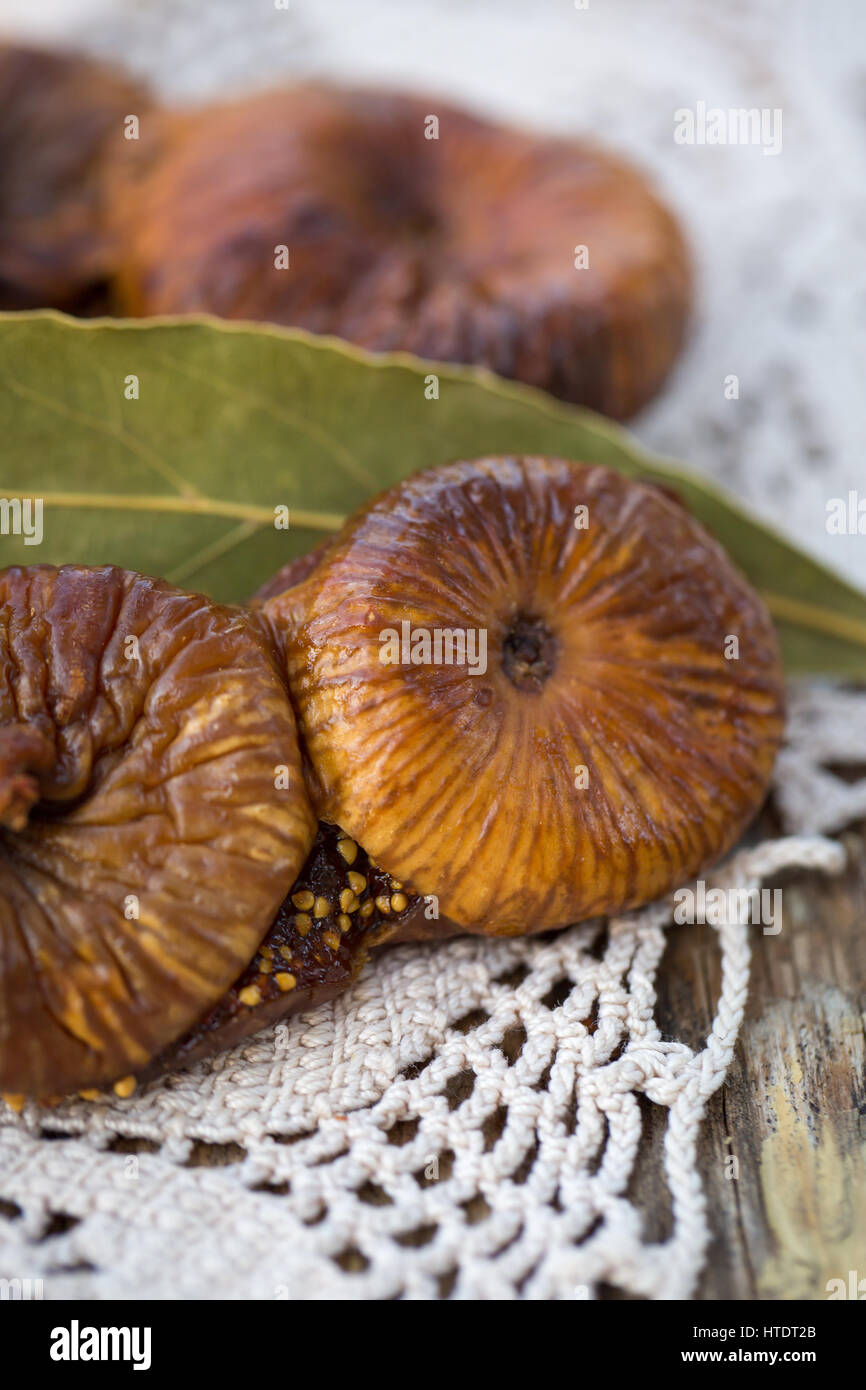 Dried figs with almonds, a traditional pastry from Puglia, south of ...