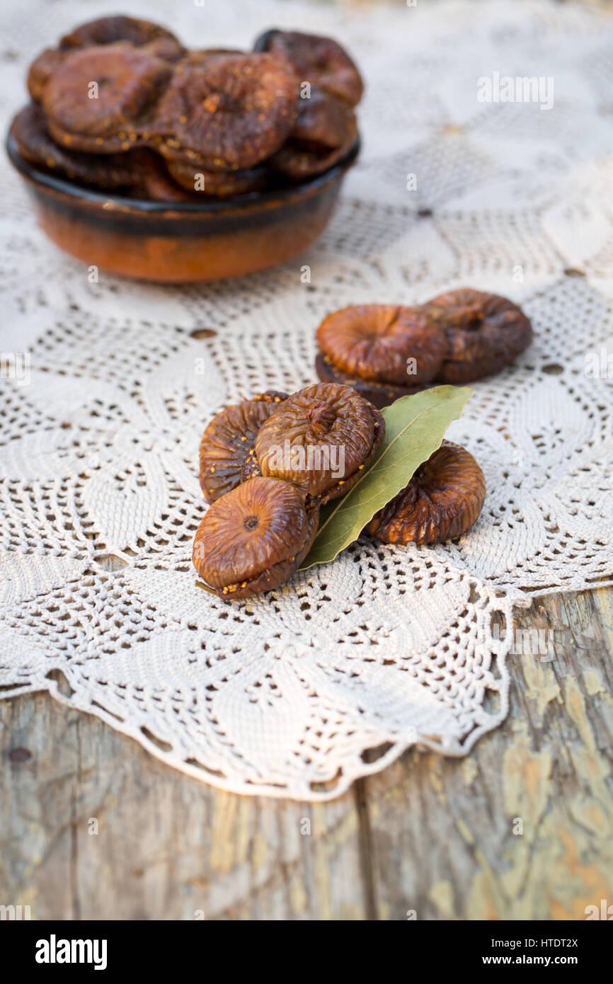 Dried figs with almonds, a traditional pastry from Puglia, south of ...