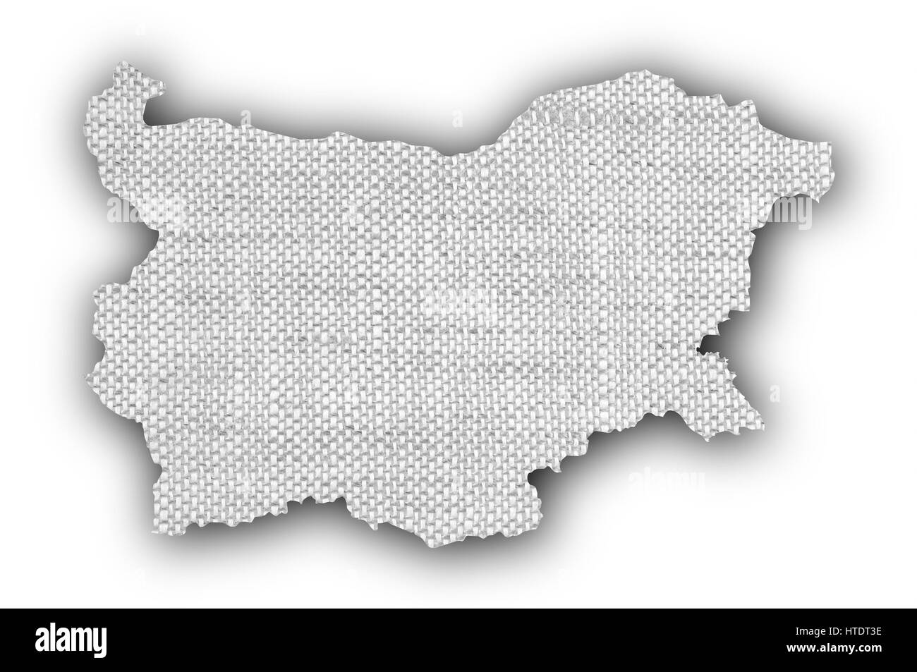 Textured map of Bulgaria in nice colors Stock Photo - Alamy