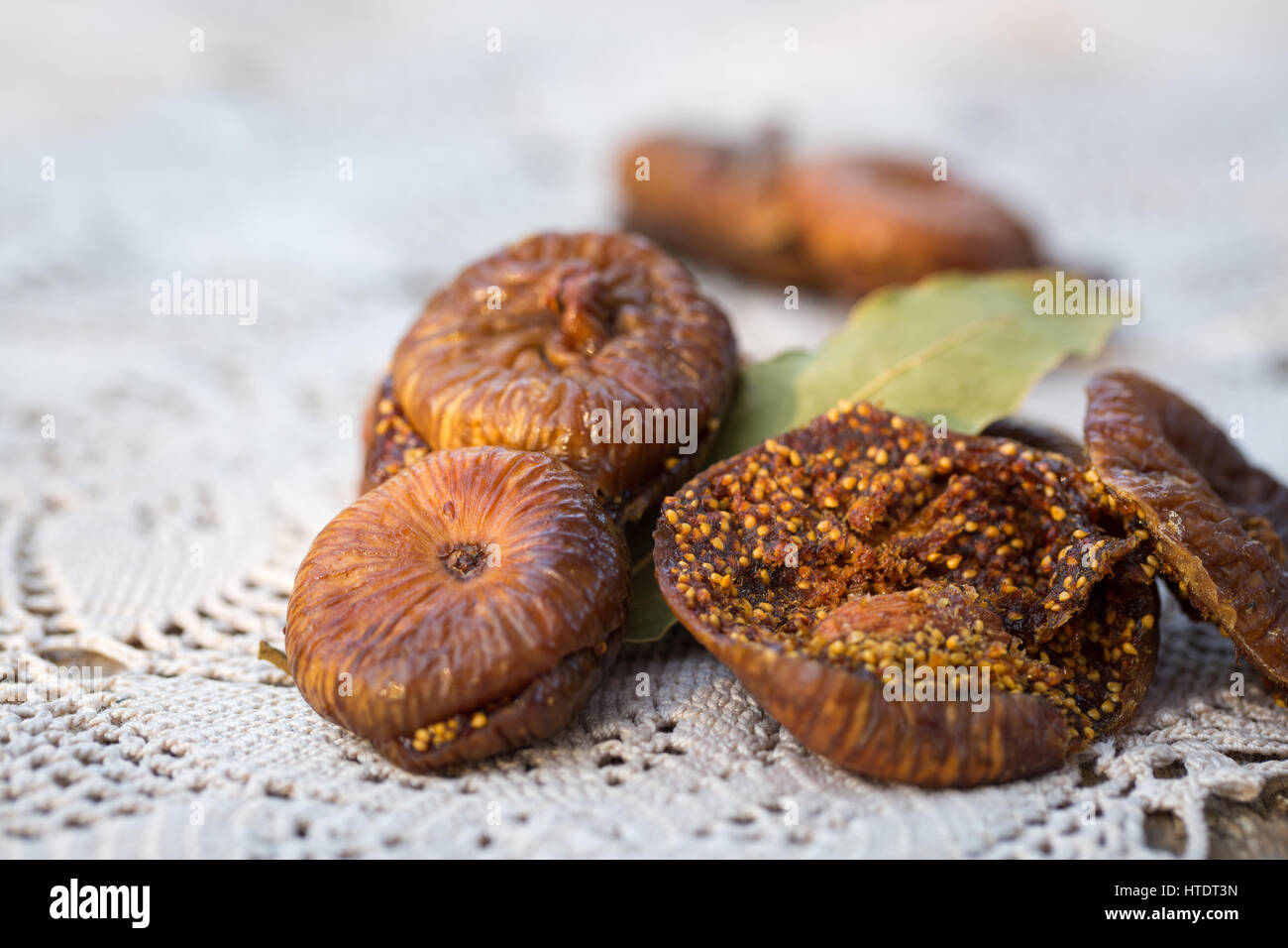 Dried figs with almonds, a traditional pastry from Puglia, south of ...