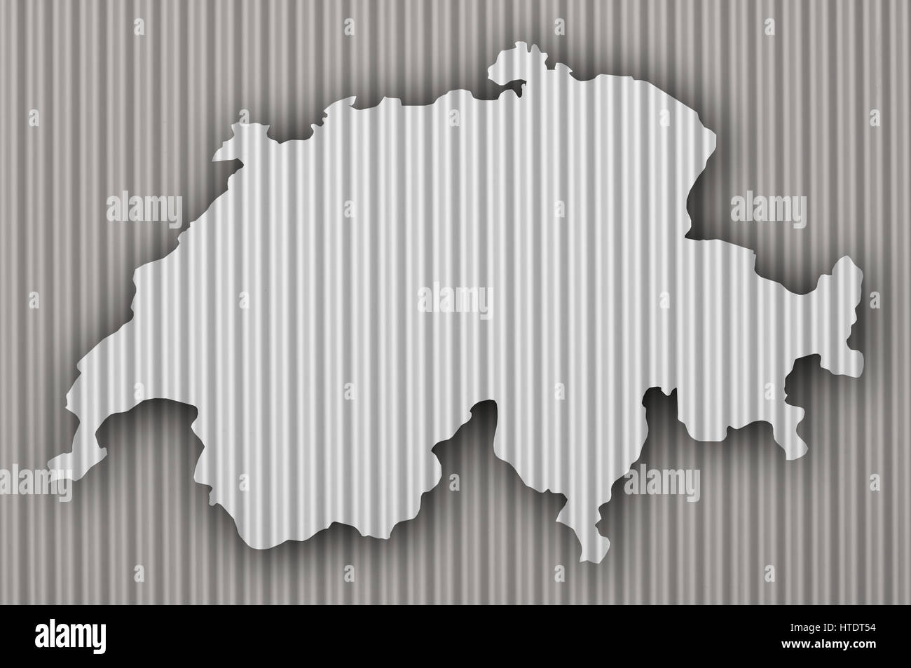 Textured map of Switzerland in nice colors Stock Photo - Alamy