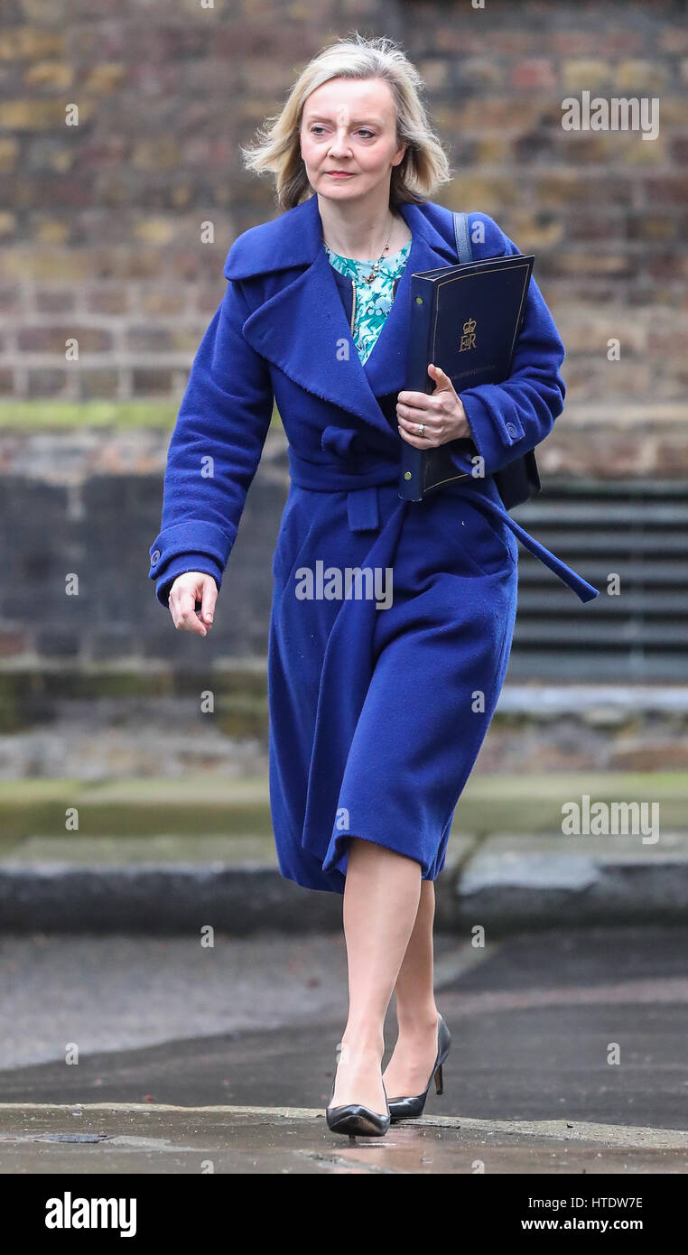 Ministers attend the weekly Cabinet meeting at 10 Downing Street Featuring: Elizabeth Truss MP ...