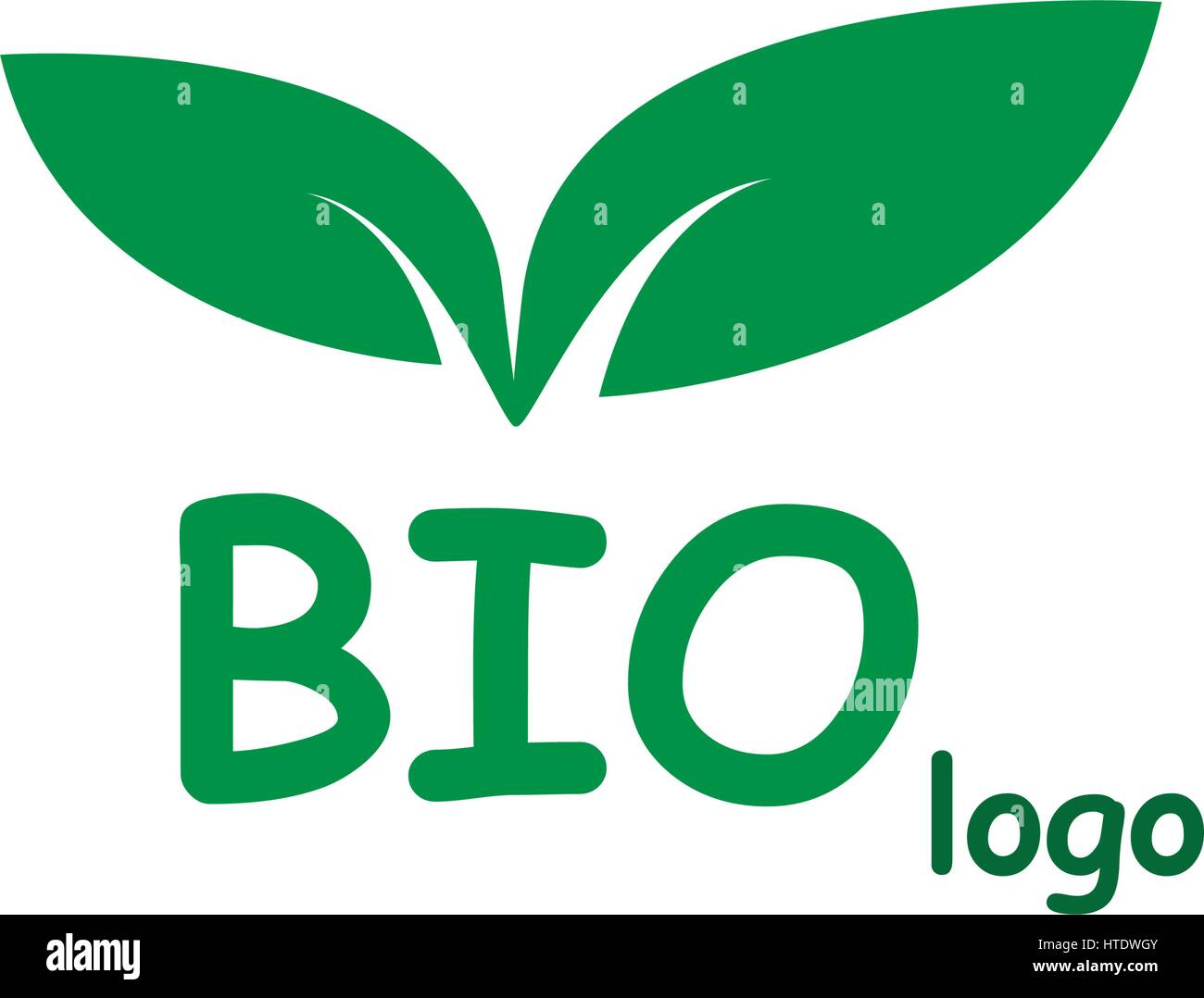 Bio / Eco green logo Stock Vector Image & Art - Alamy