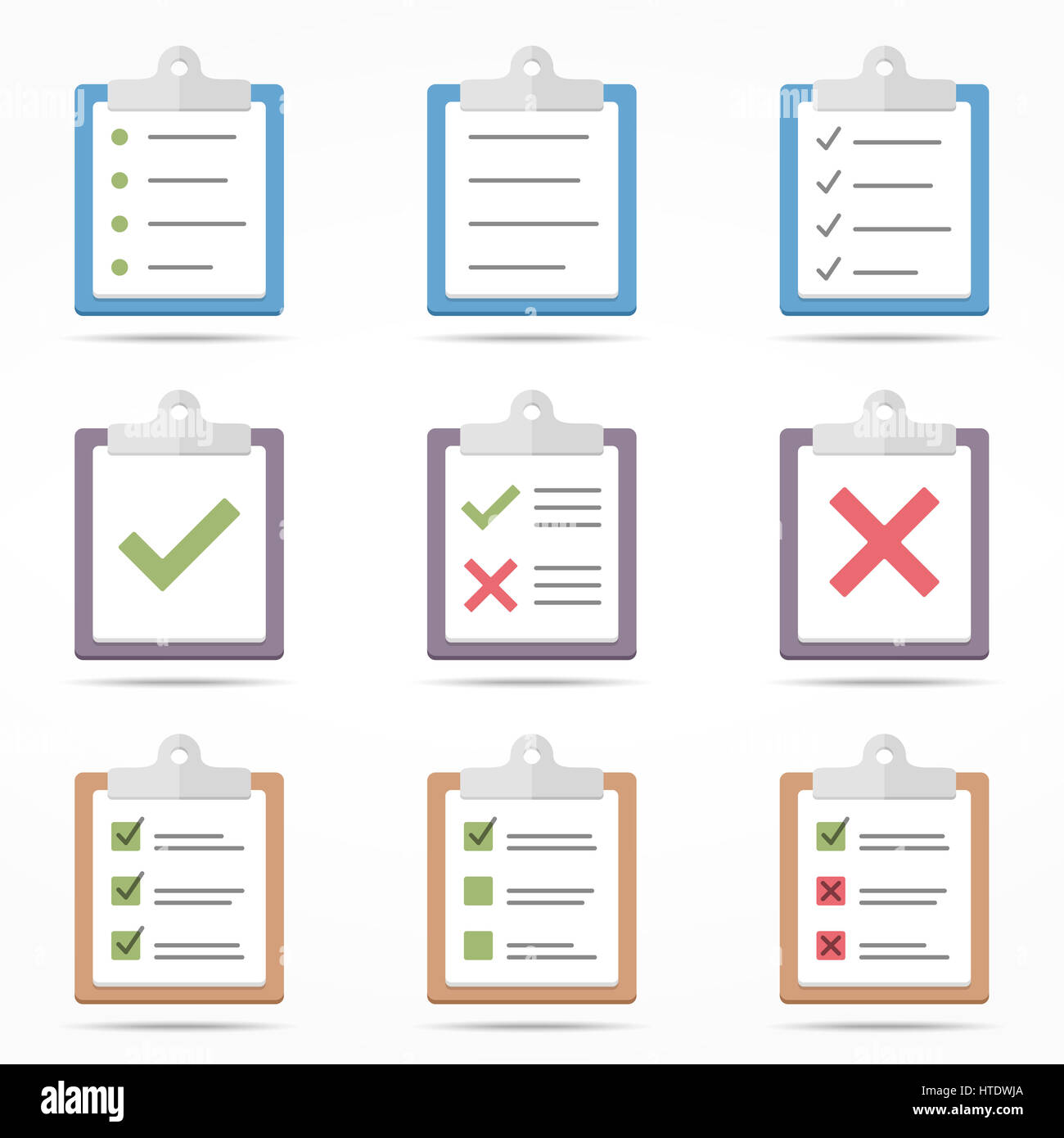 Check lists hi-res stock photography and images - Alamy