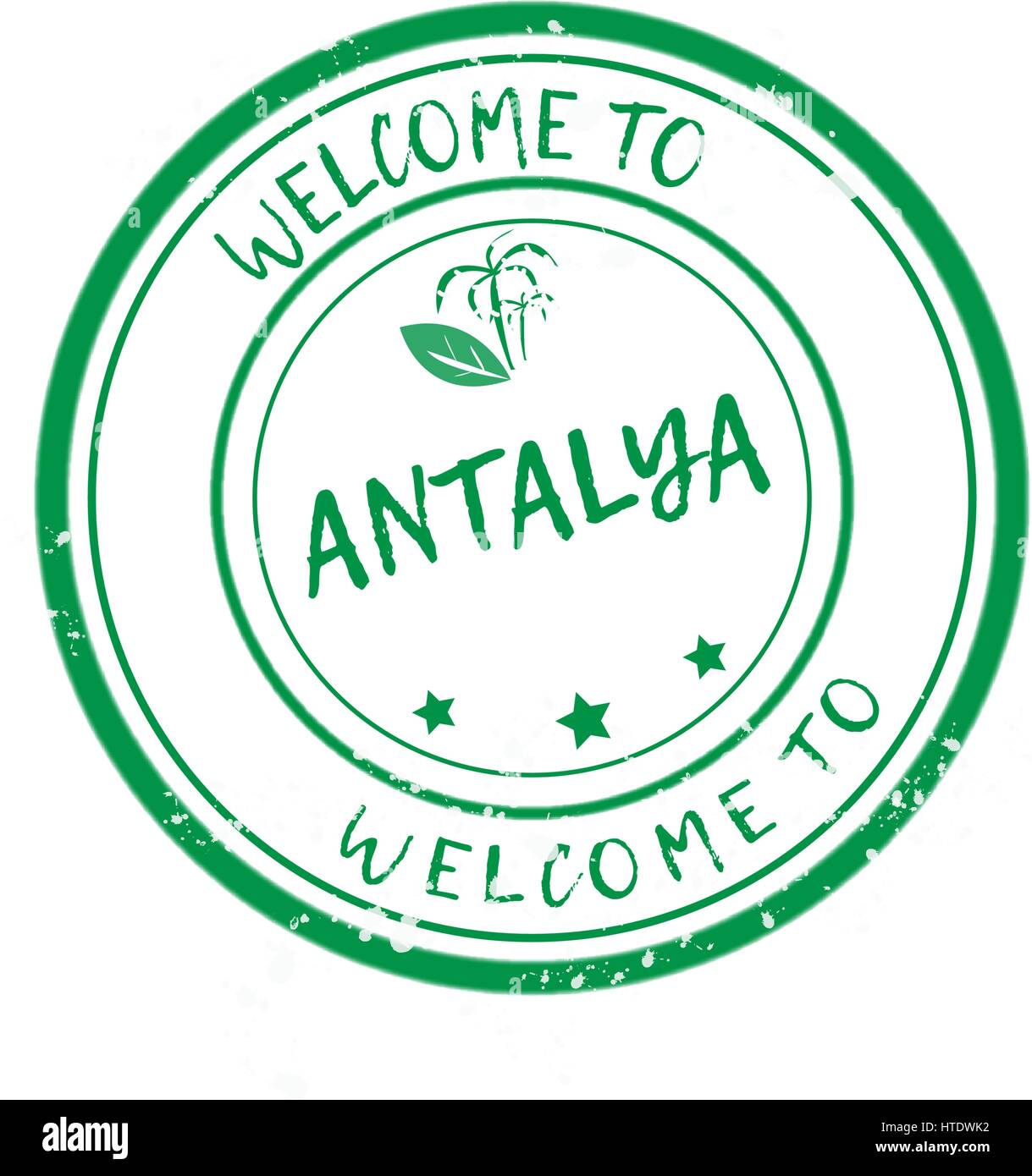 The symbol of antalya Stock Vector Images - Alamy