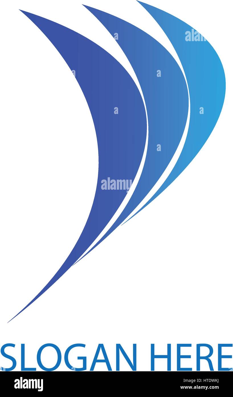 Blue abstract logo Stock Vector Image & Art - Alamy