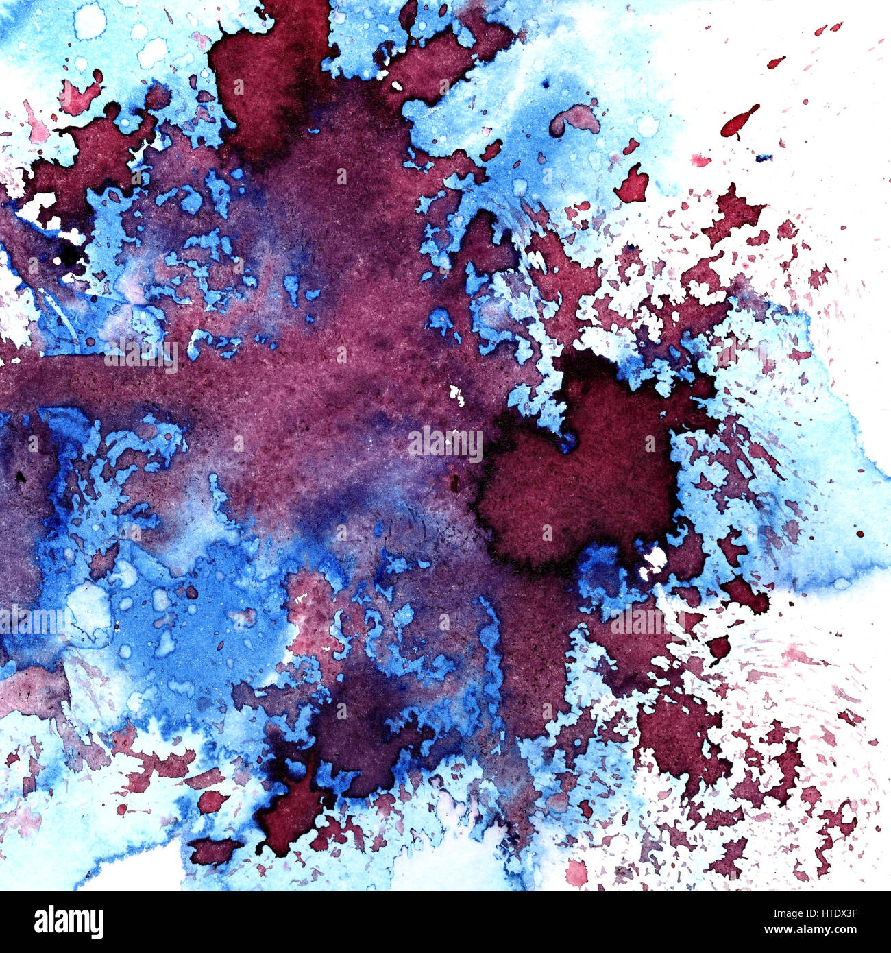 Watercolor abstract background with stains and blots Stock Photo - Alamy