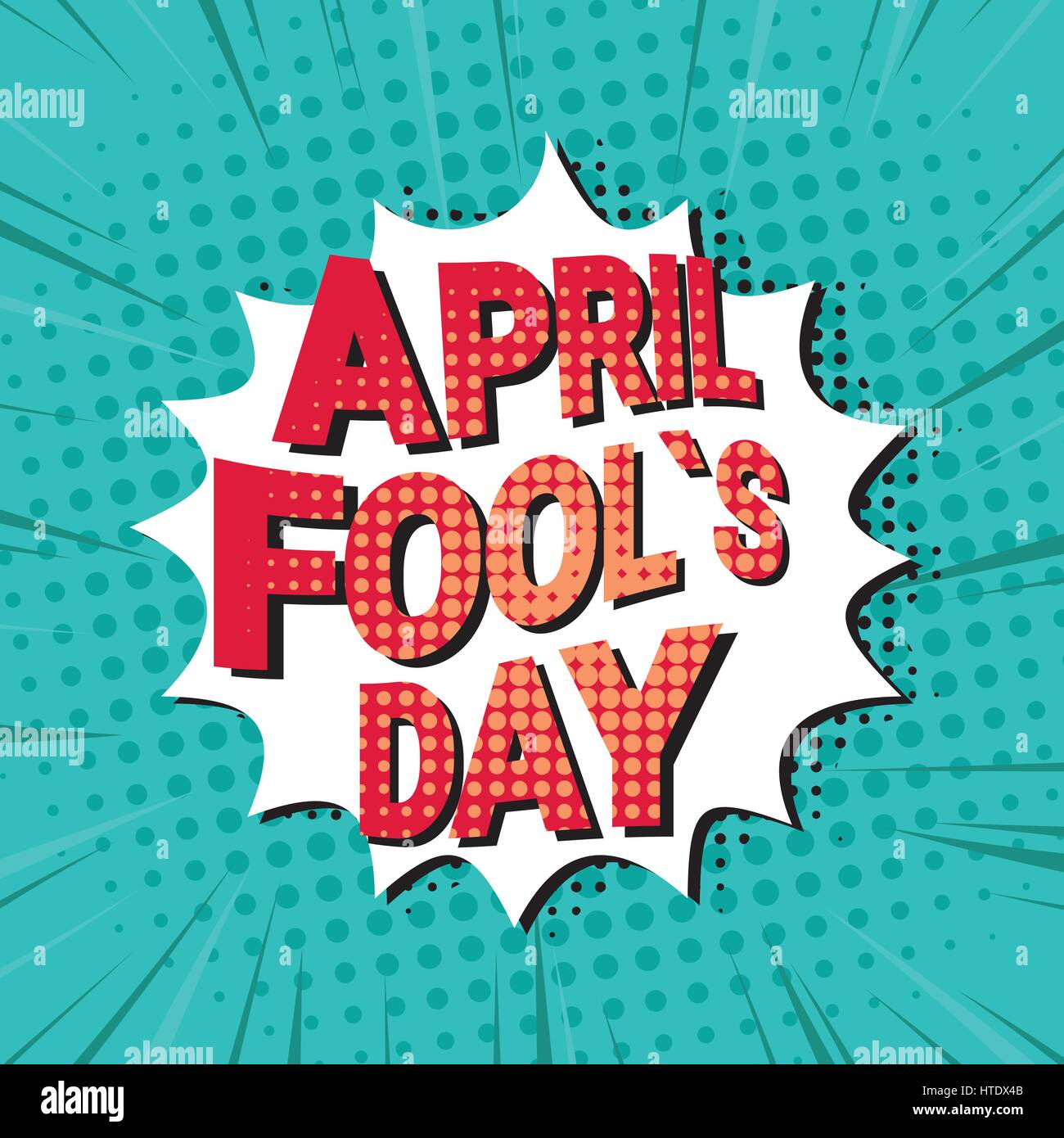 Fool Day April Holiday Greeting Card Banner Stock Vector Image & Art ...