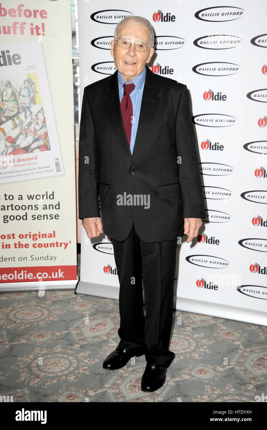 James Lovelock attending the 2017 Oldie of the Year Awards held at ...