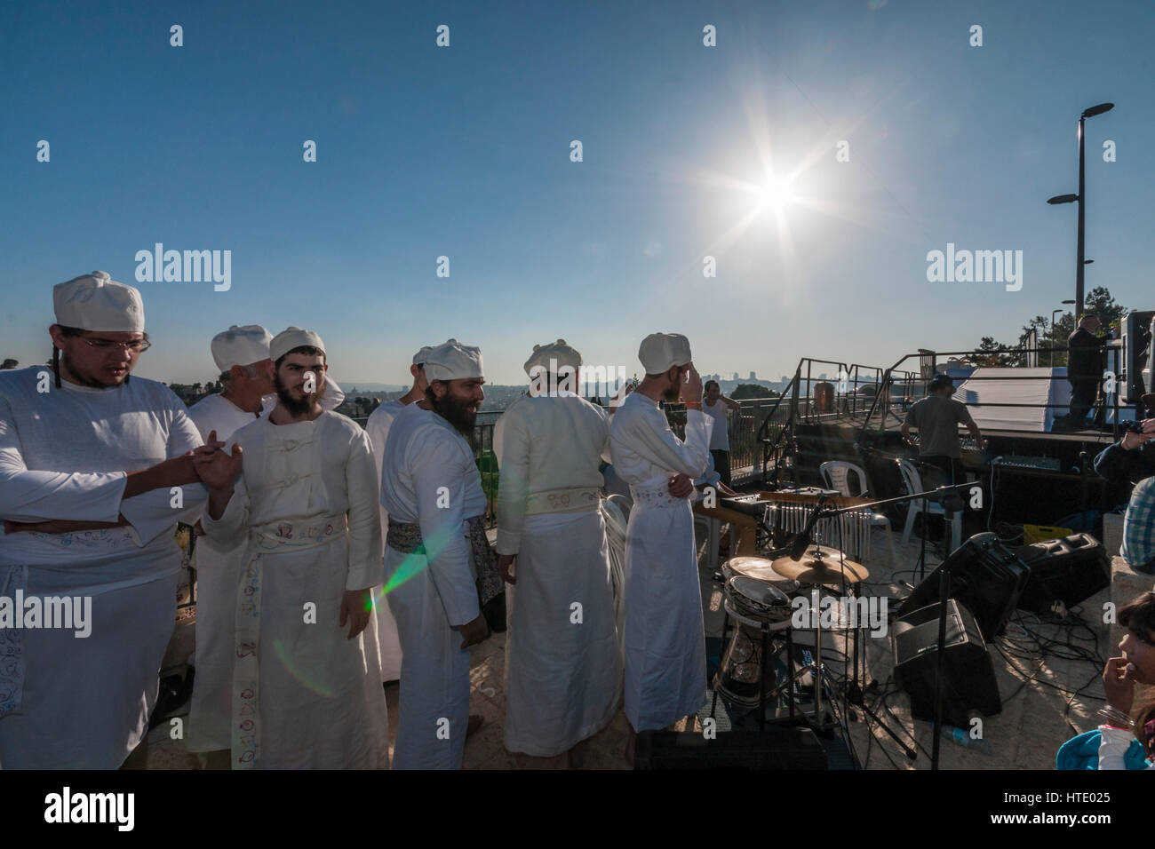 Jerusalem, Israel. Cohanim (Jewish members of the Levi tribe ...