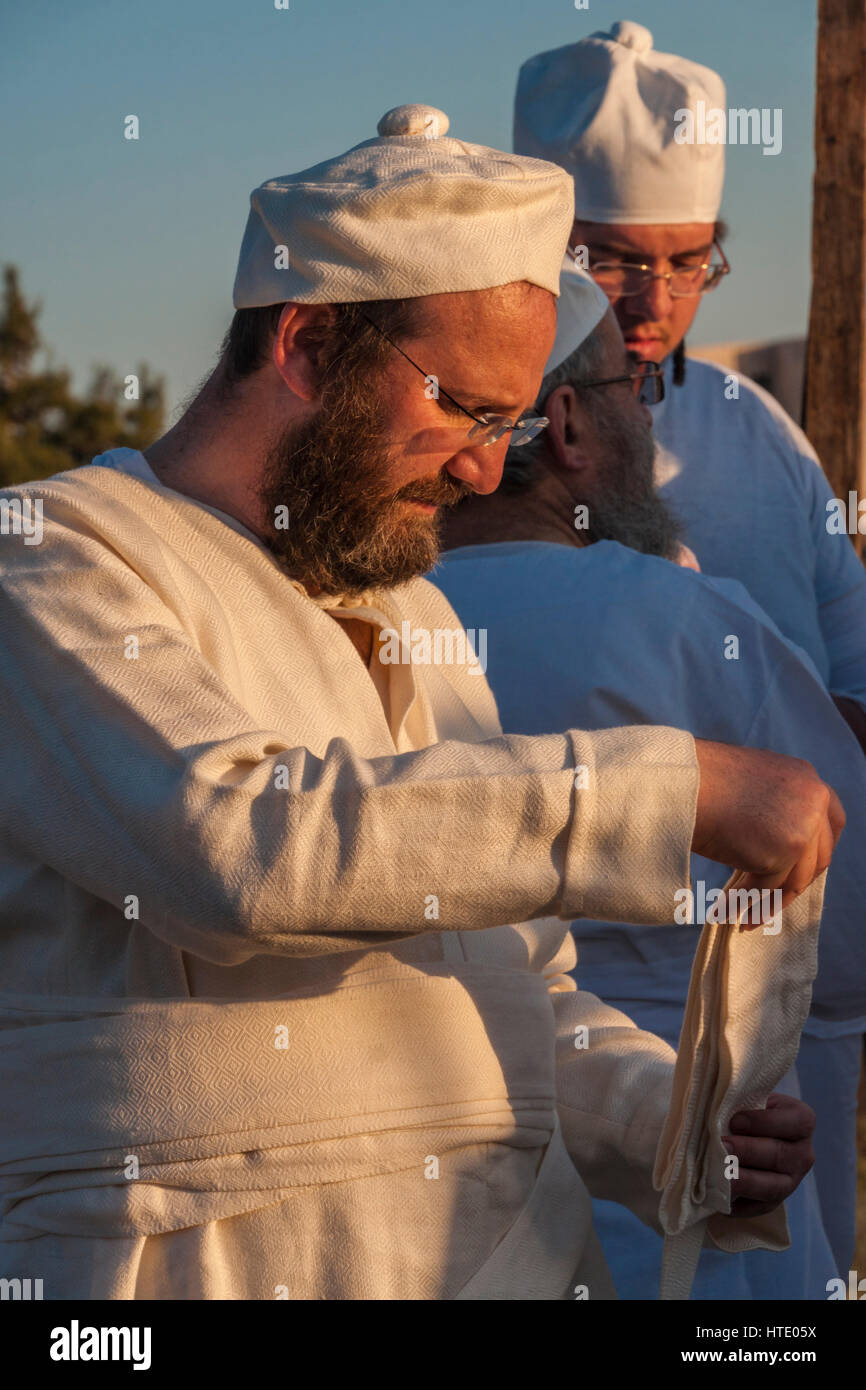 Jerusalem, Israel. Cohanim (Jewish members of the Levi tribe ...