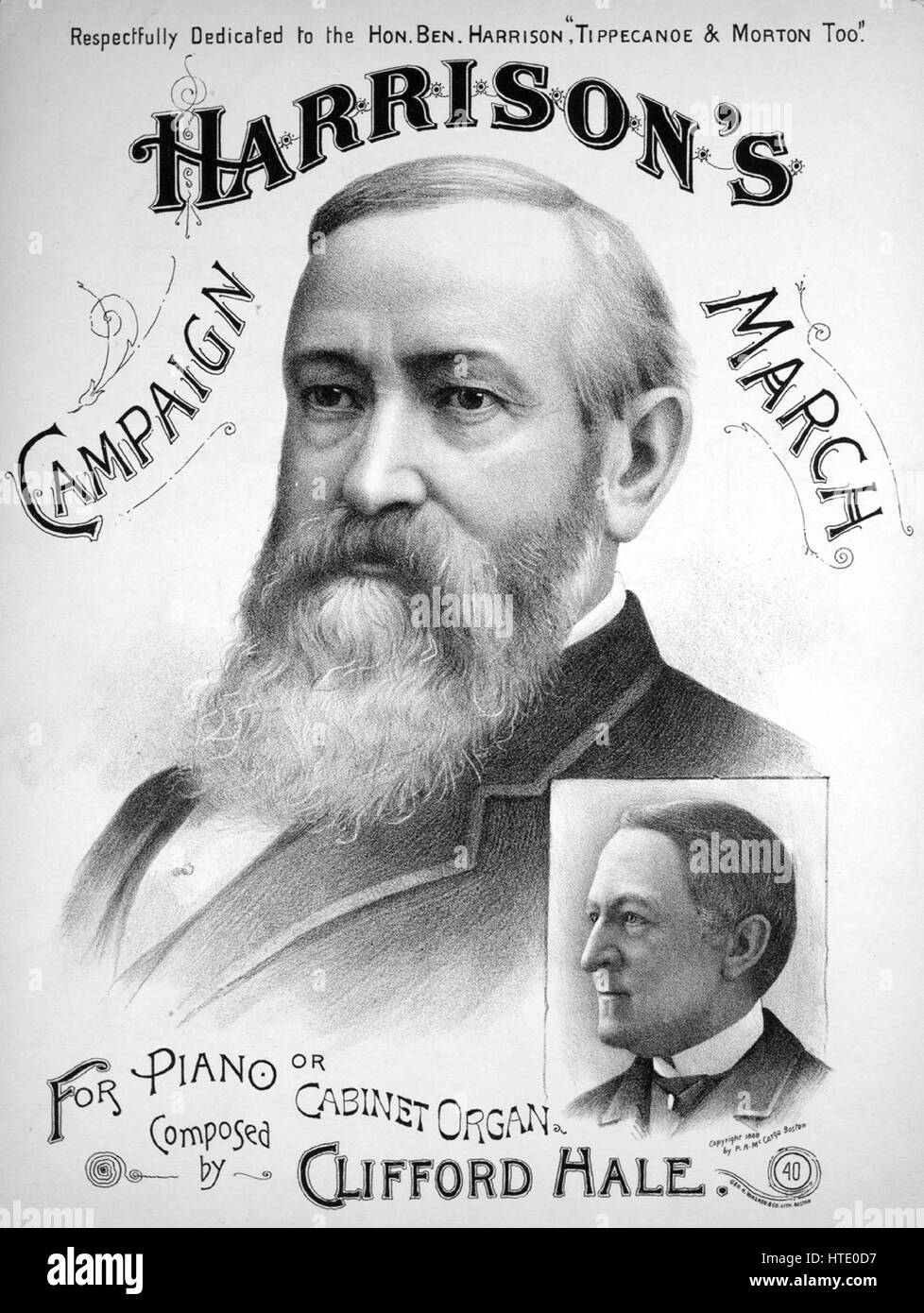 Benjamin harrison campaign hi-res stock photography and images - Alamy