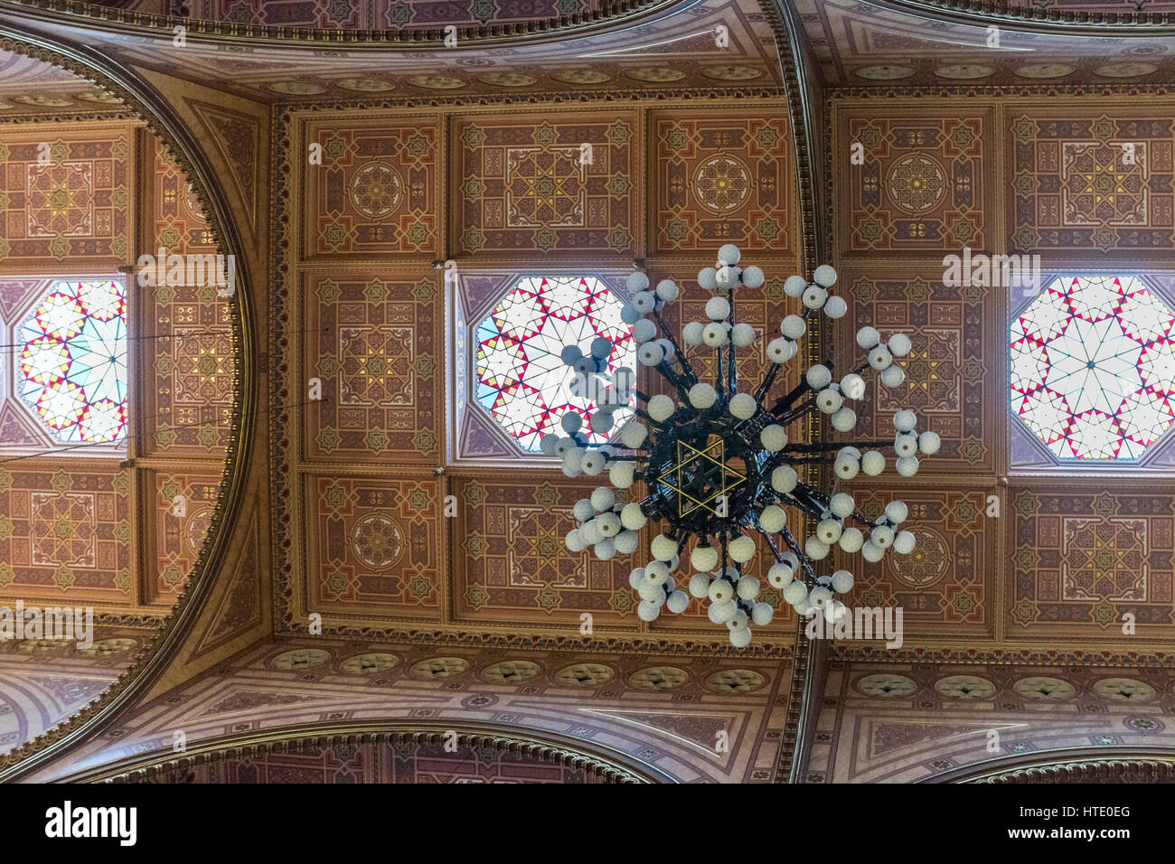 Budapest, Hungary. The great Neolog synagogue on Dohany st., the ...