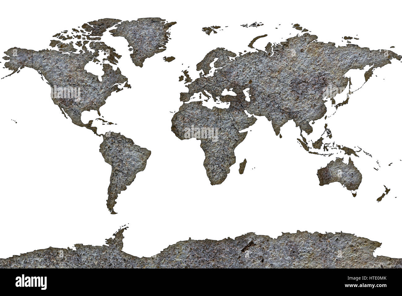 Maps on concrete background Stock Photo - Alamy