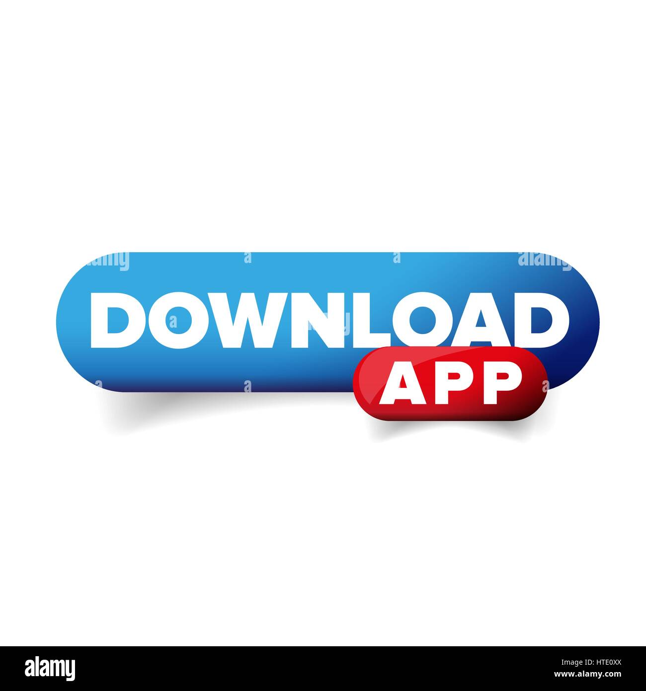 Download App button vector Stock Vector Image & Art - Alamy