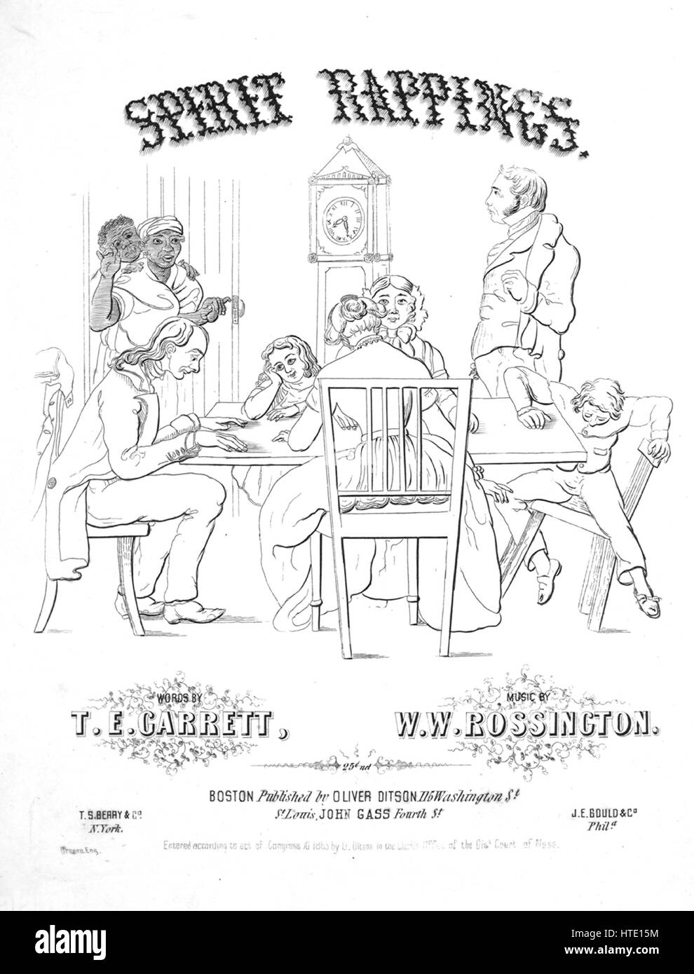 Spirit reading Black and White Stock Photos & Images - Alamy