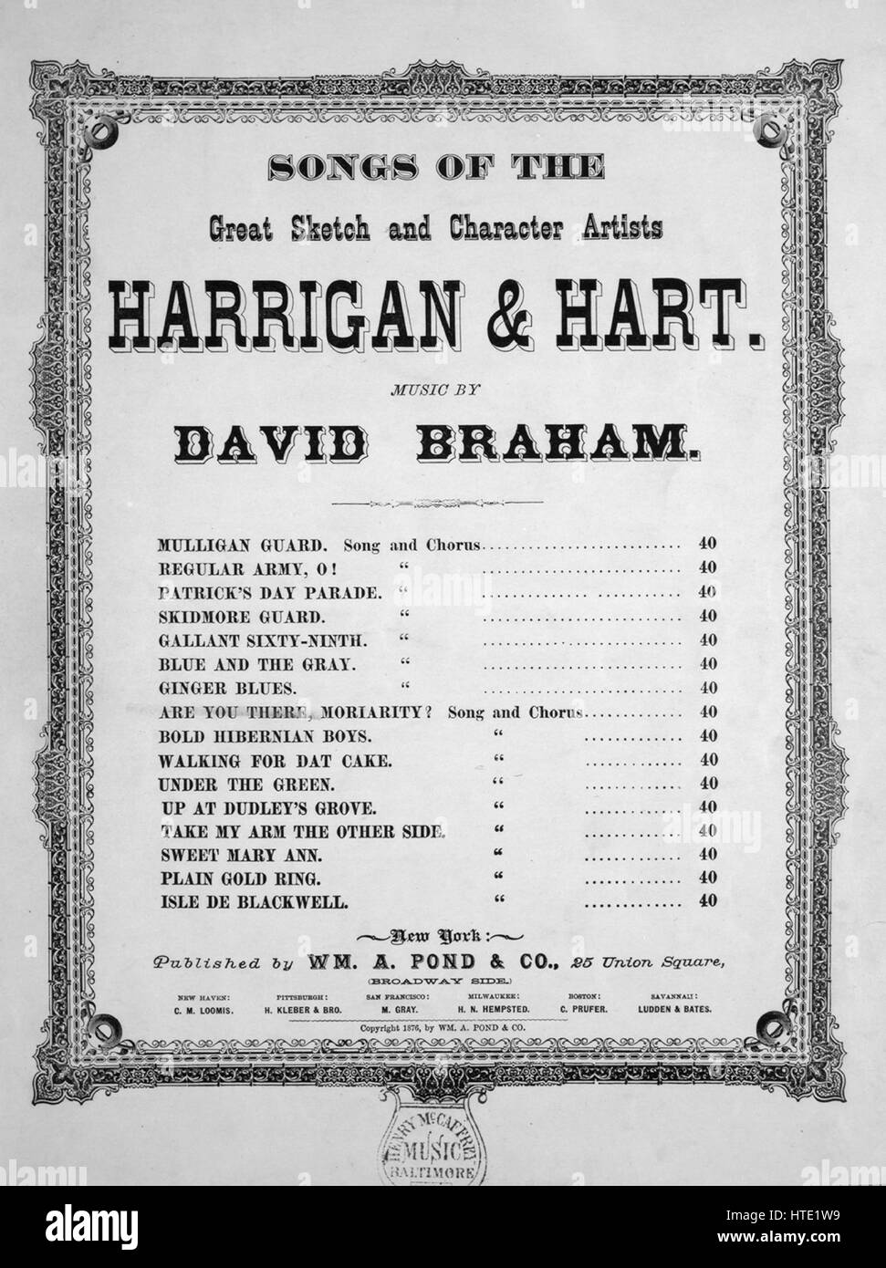 Sheet music cover image of the song 'Songs of the Great Sketch and ...