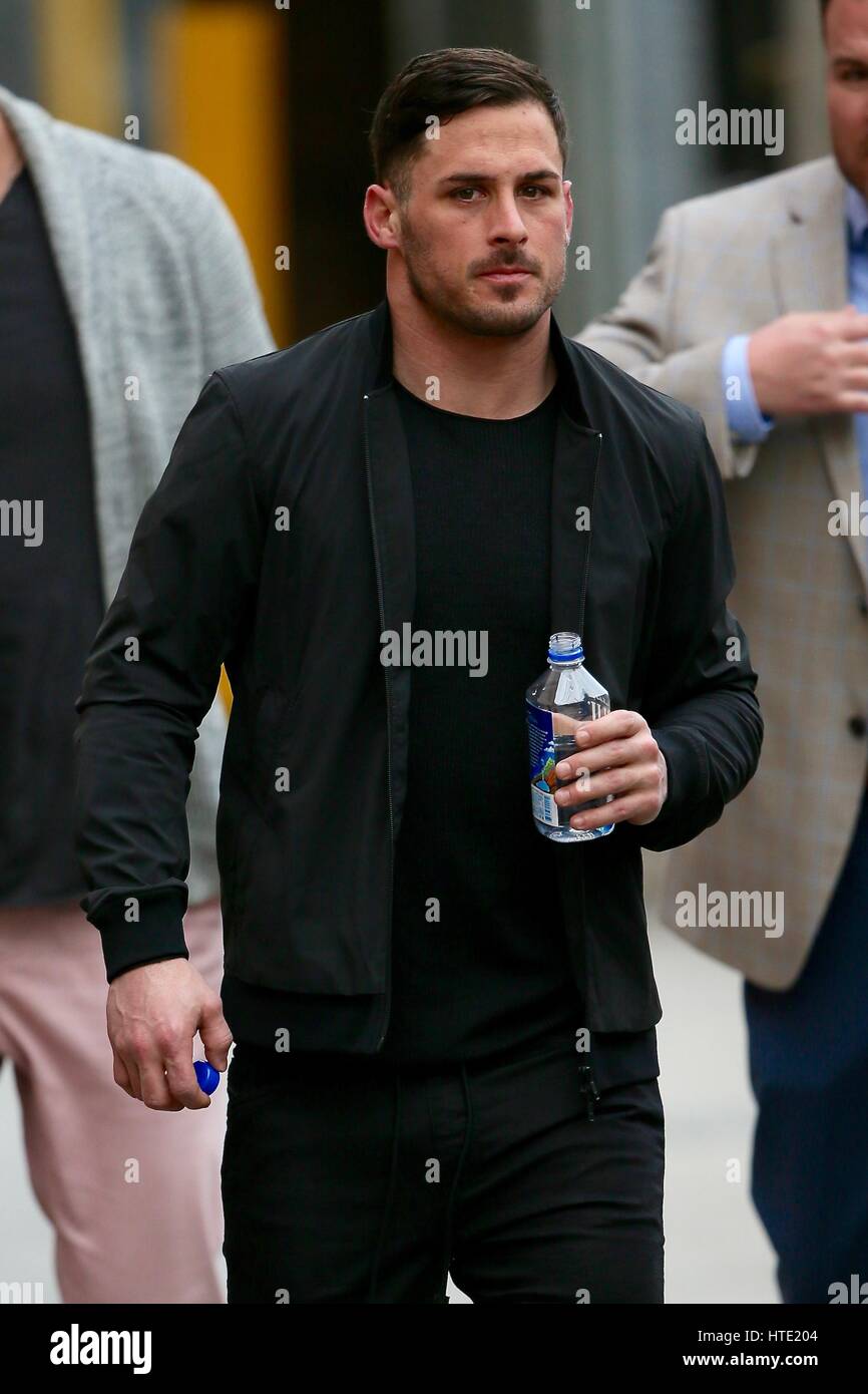 Danny Amendola seen arriving at the ABC studios for Jimmy Kimmel Live ...