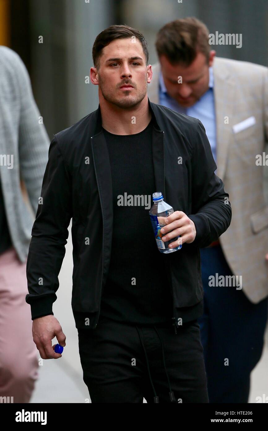 Danny Amendola seen arriving at the ABC studios for Jimmy Kimmel Live ...