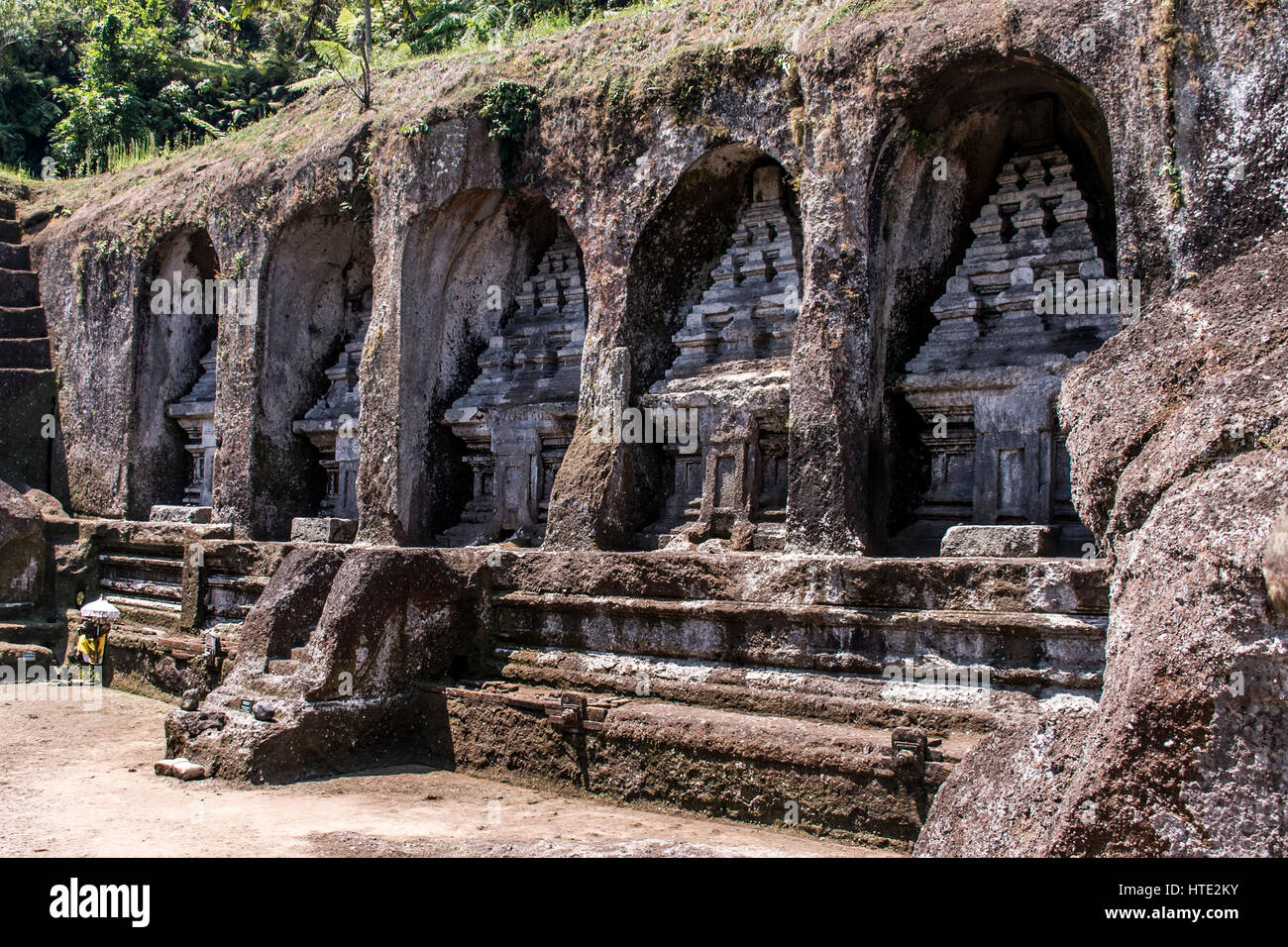 Bali Ubud Grave of Kings historic Temple Kawi Gunung kings Stock Photo ...