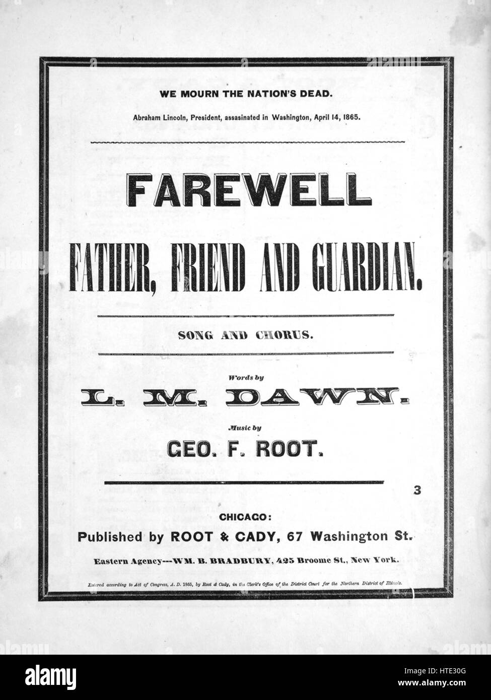 Our land sheet music cover hi-res stock photography and images - Alamy