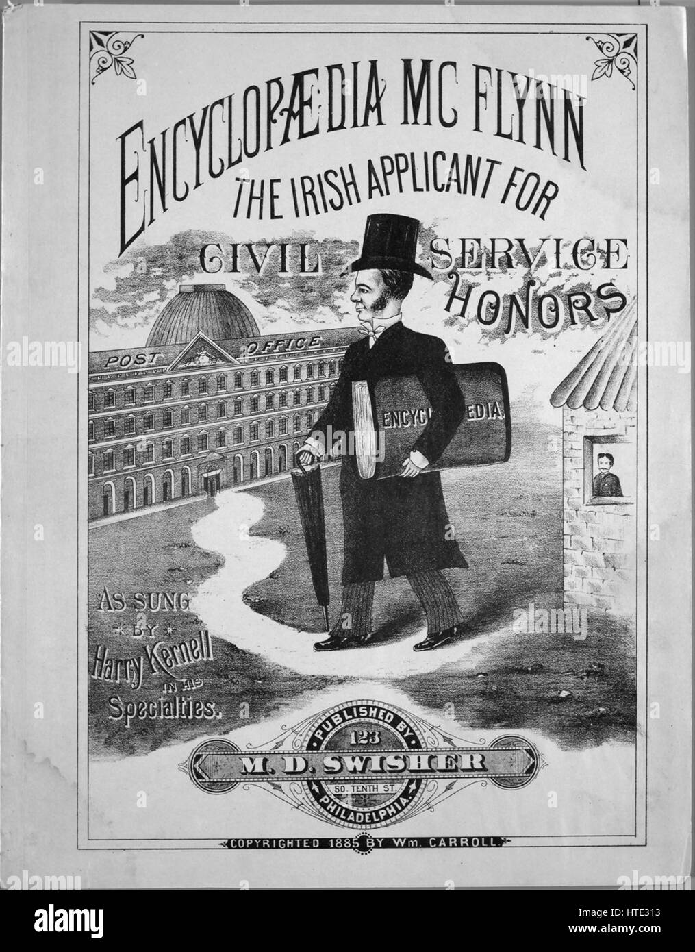 Sheet music cover image of the song 'Encyclopedia Mc Flynn The Irish ...