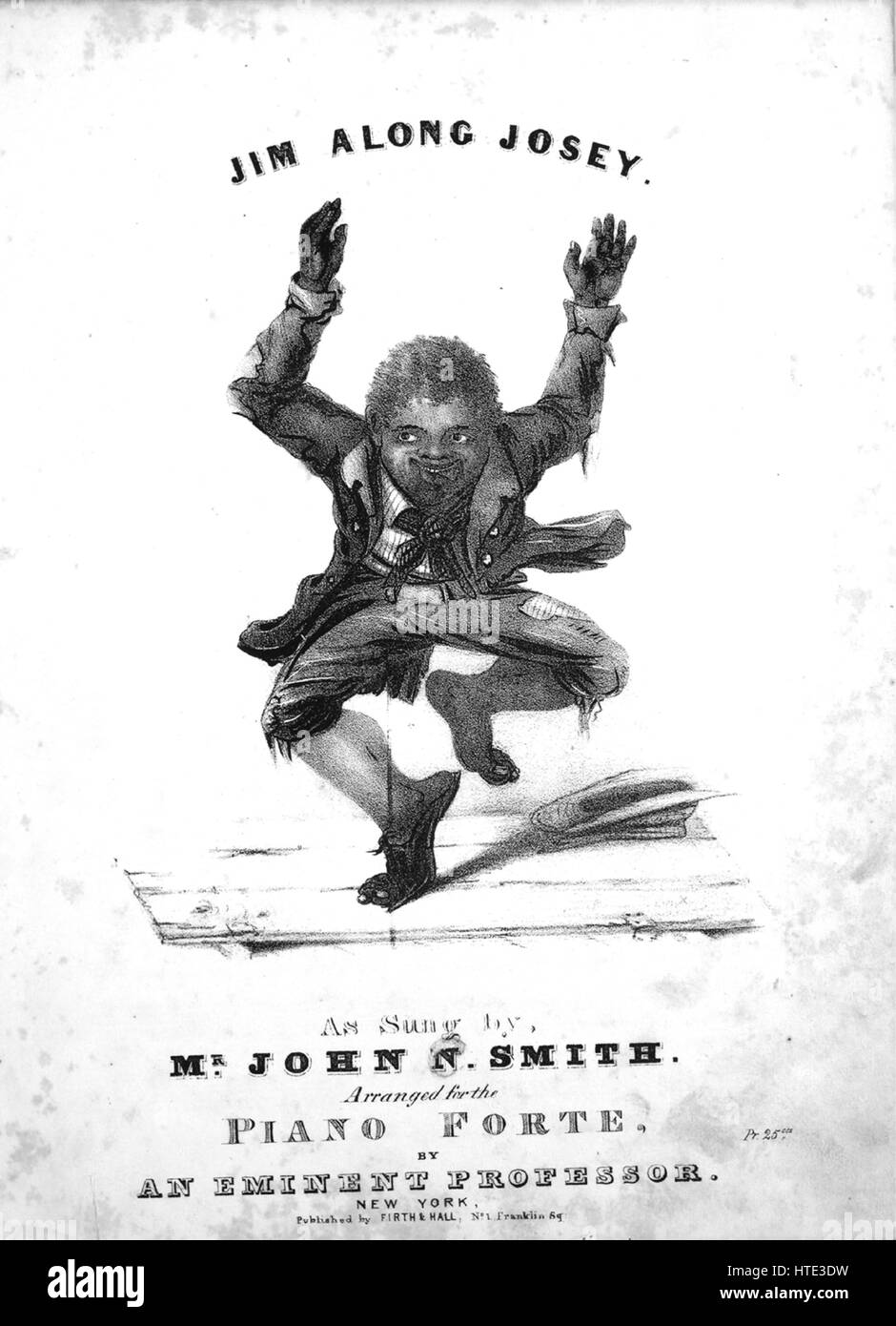 Sheet music cover image of the song 'Jim Along Josey', with original ...