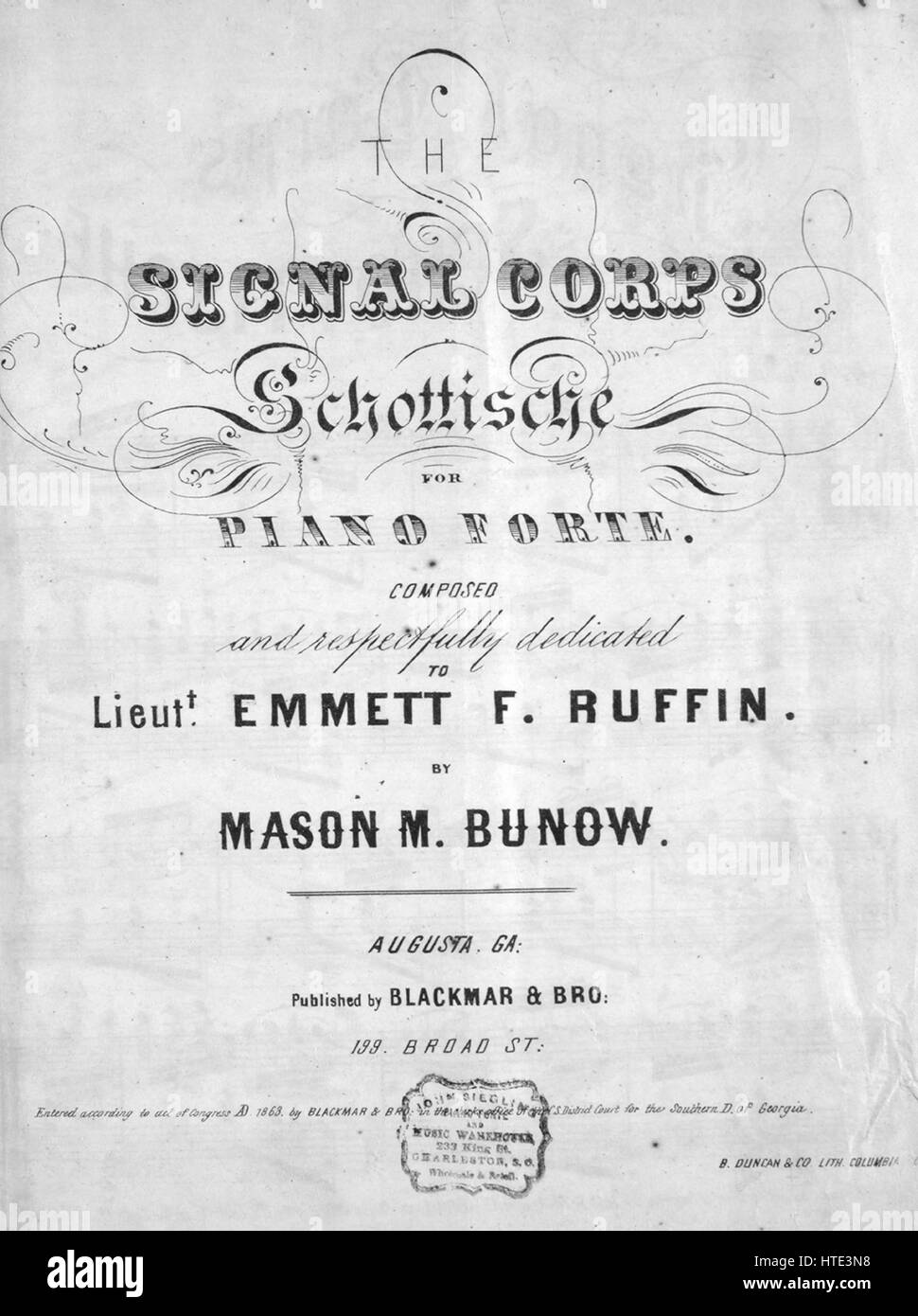 Signal corps, civil war hi-res stock photography and images - Alamy