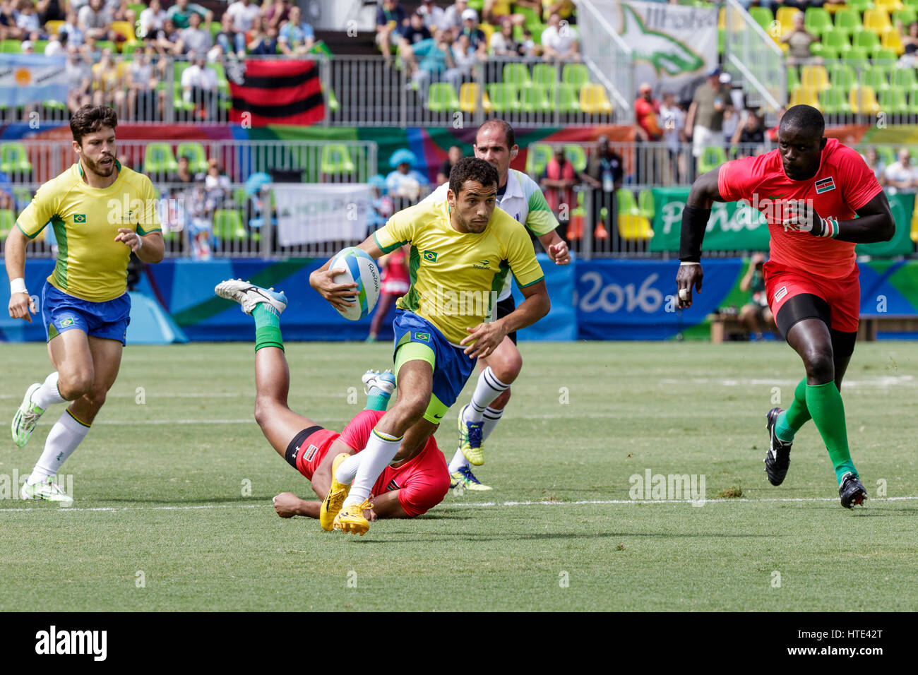 Rio de Janeiro, Brazil. 11 August 2016 Laurent Couhet (BRA) and Andrew ...