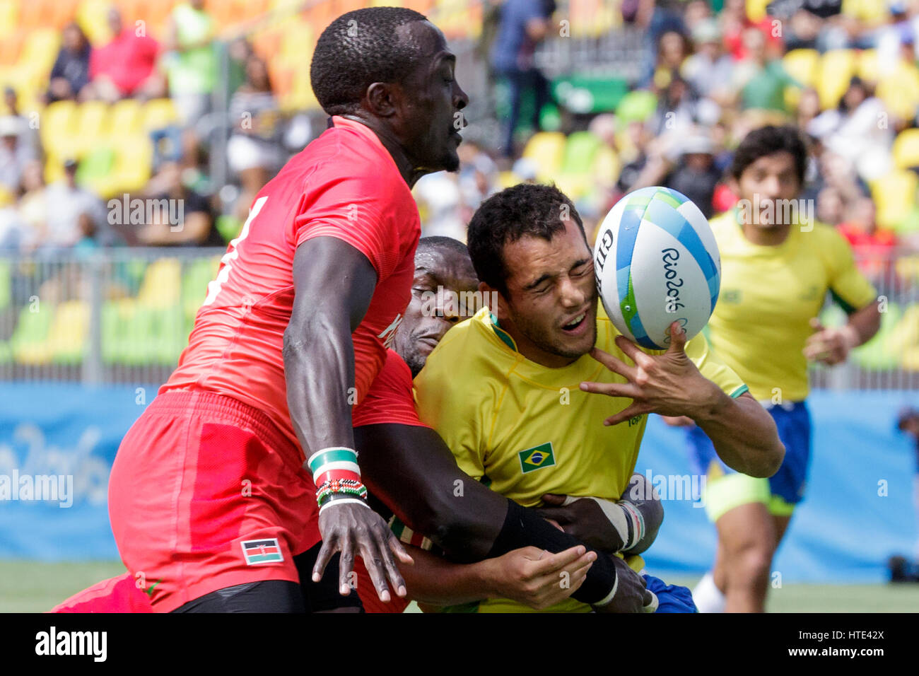 Rio de Janeiro, Brazil. 11 August 2016 Laurent Couhet (BRA), Andrew ...
