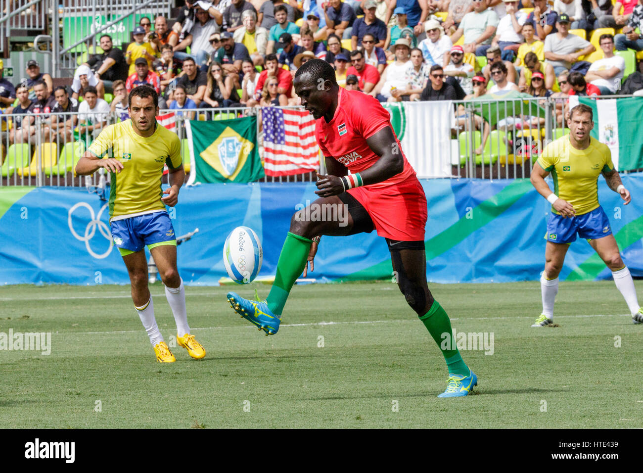 Rio de Janeiro, Brazil. 11 August 2016 Collins Injera (KEN) competes in ...