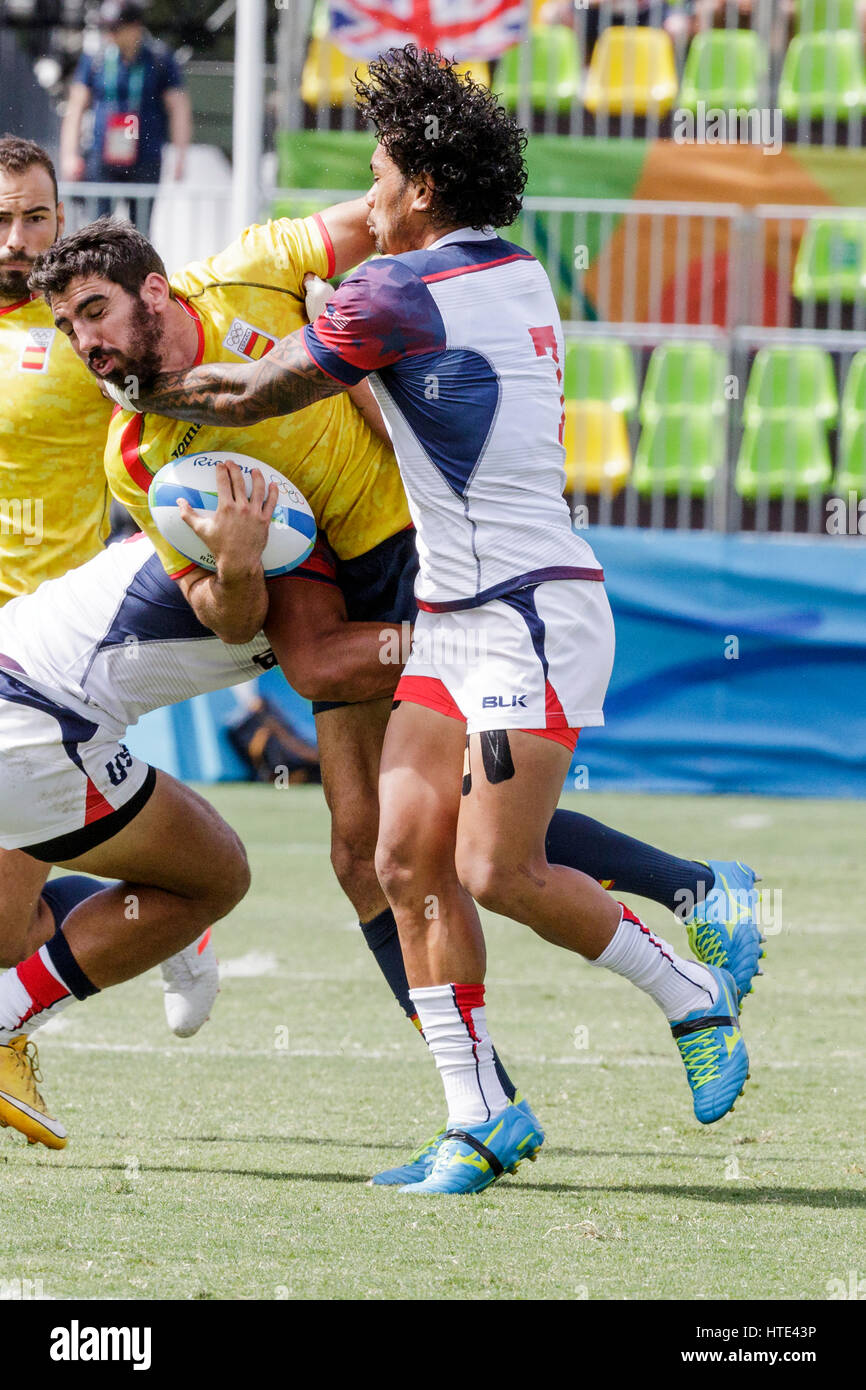 Rio de Janeiro, Brazil. 11 August 2016 Javier Carrion (ESP) competes in ...