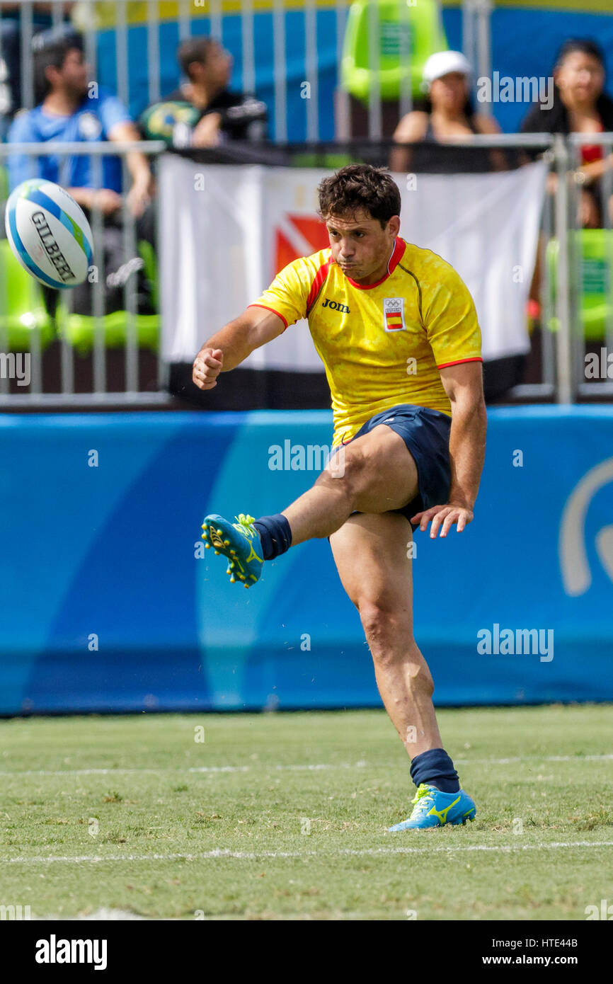 Rio de Janeiro, Brazil. 11 August 2016 Igor Genu (ESP) competes in the ...