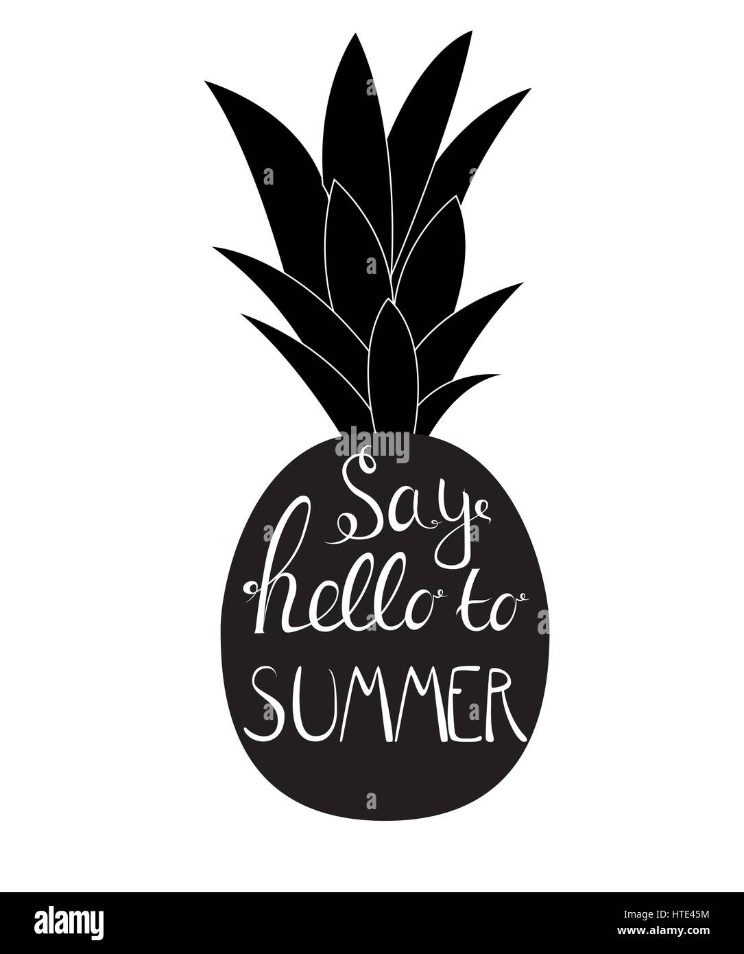 Vector illustration hello abstract Cut Out Stock Images & Pictures - Alamy