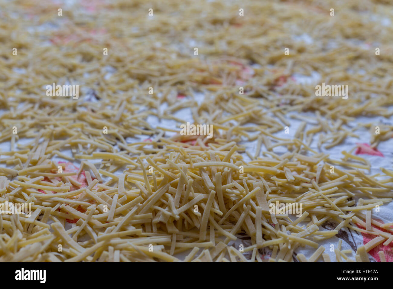Preparation process of homemade pasta Stock Photo - Alamy