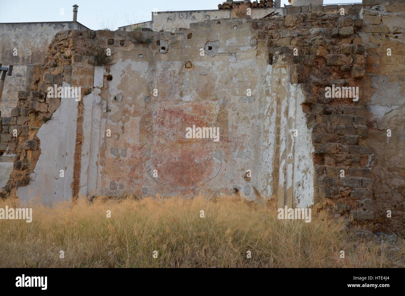 Old ruins of Partanna, Sicily Stock Photo - Alamy