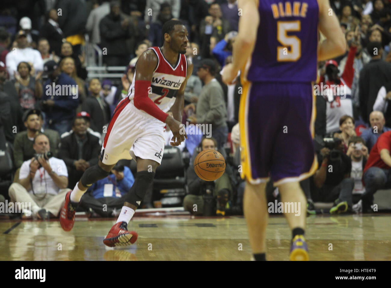 WASHINGTON DC - NOVEMBER 26: #2 John Wall pictured in an NBA regular ...