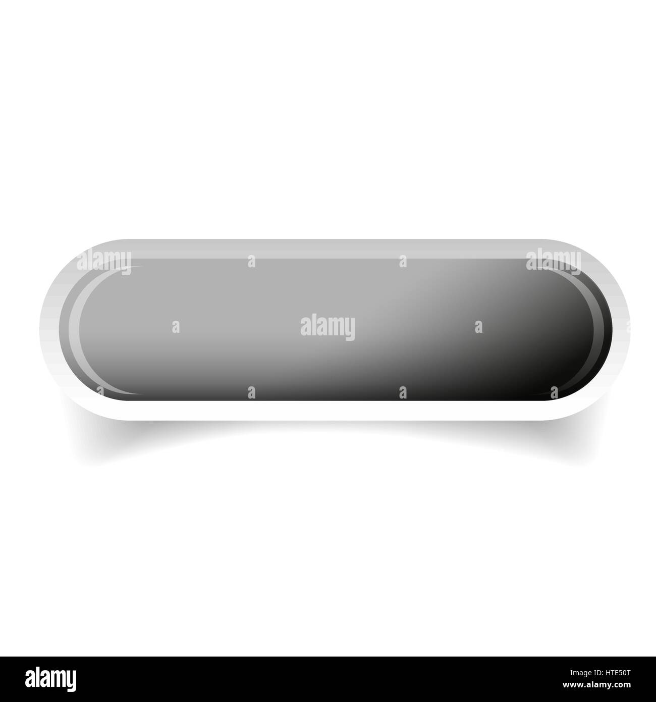 Grey glossy web bar button vector Stock Vector Image & Art - Alamy