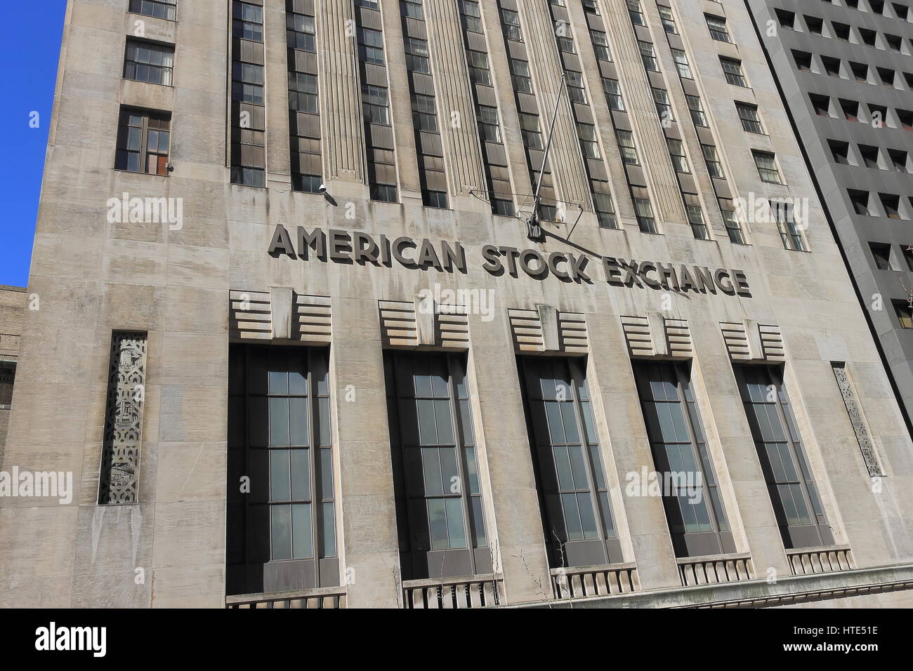 American Stock Exchange, New York Stock Photo - Alamy