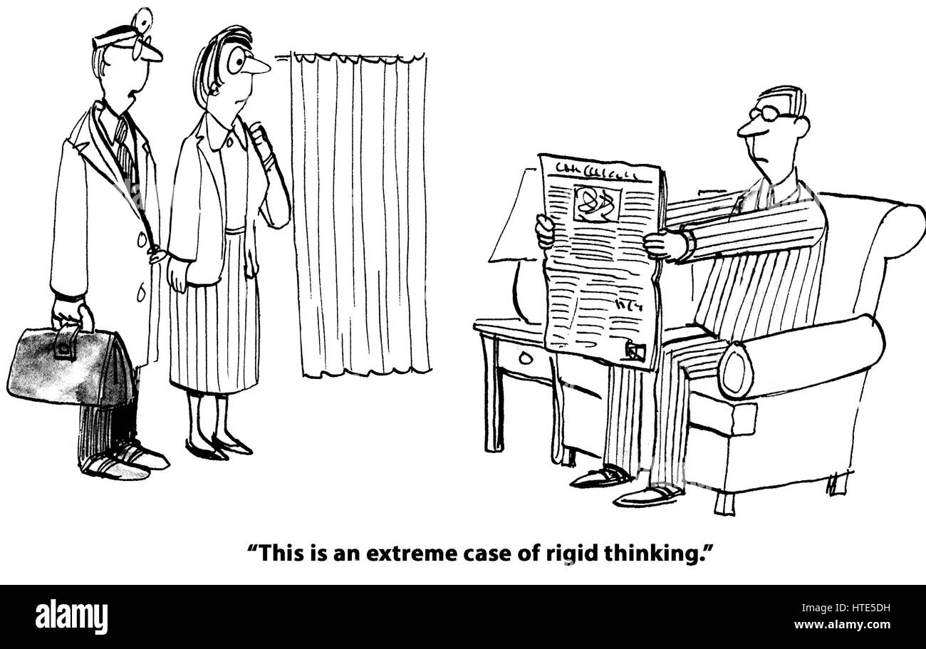 Rigid thinking Black and White Stock Photos & Images - Alamy