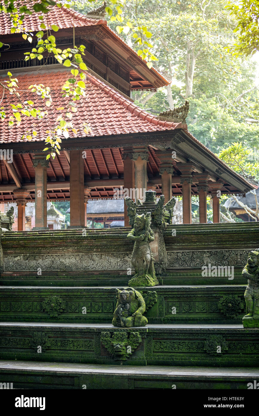 Monkey temple in Ubud, Bali Stock Photo - Alamy