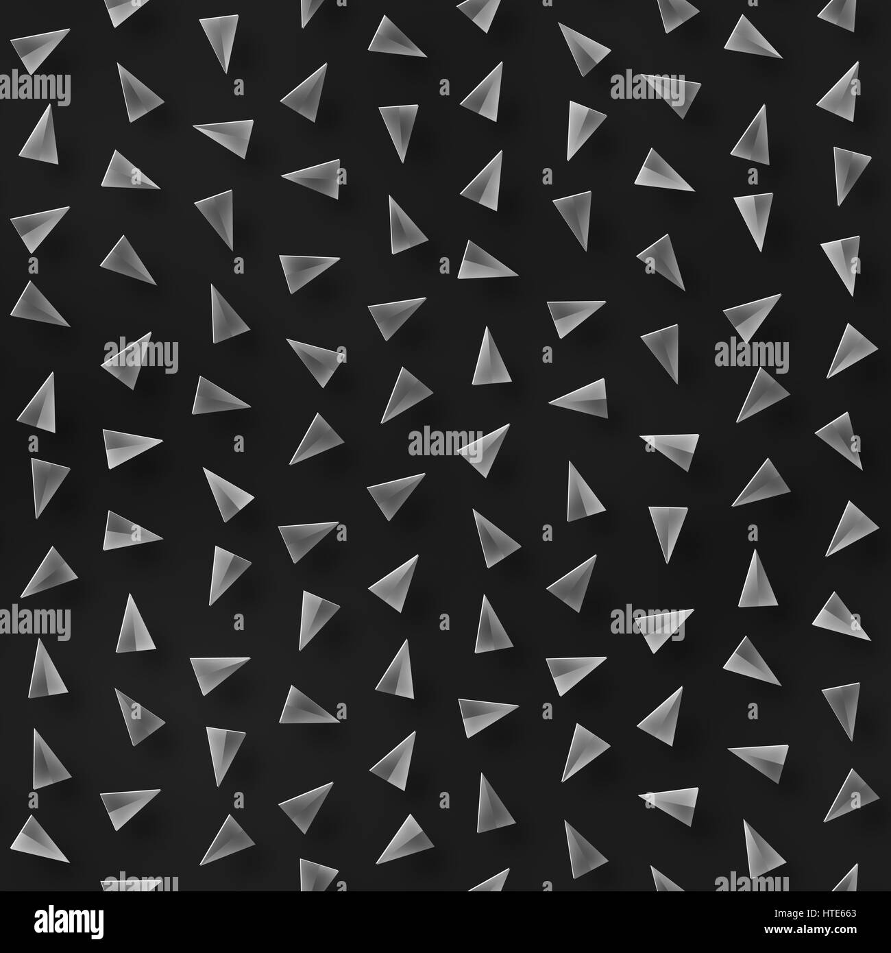 Scattered Geometric Shaded Shapes. Abstract Background Design. Stylish ...